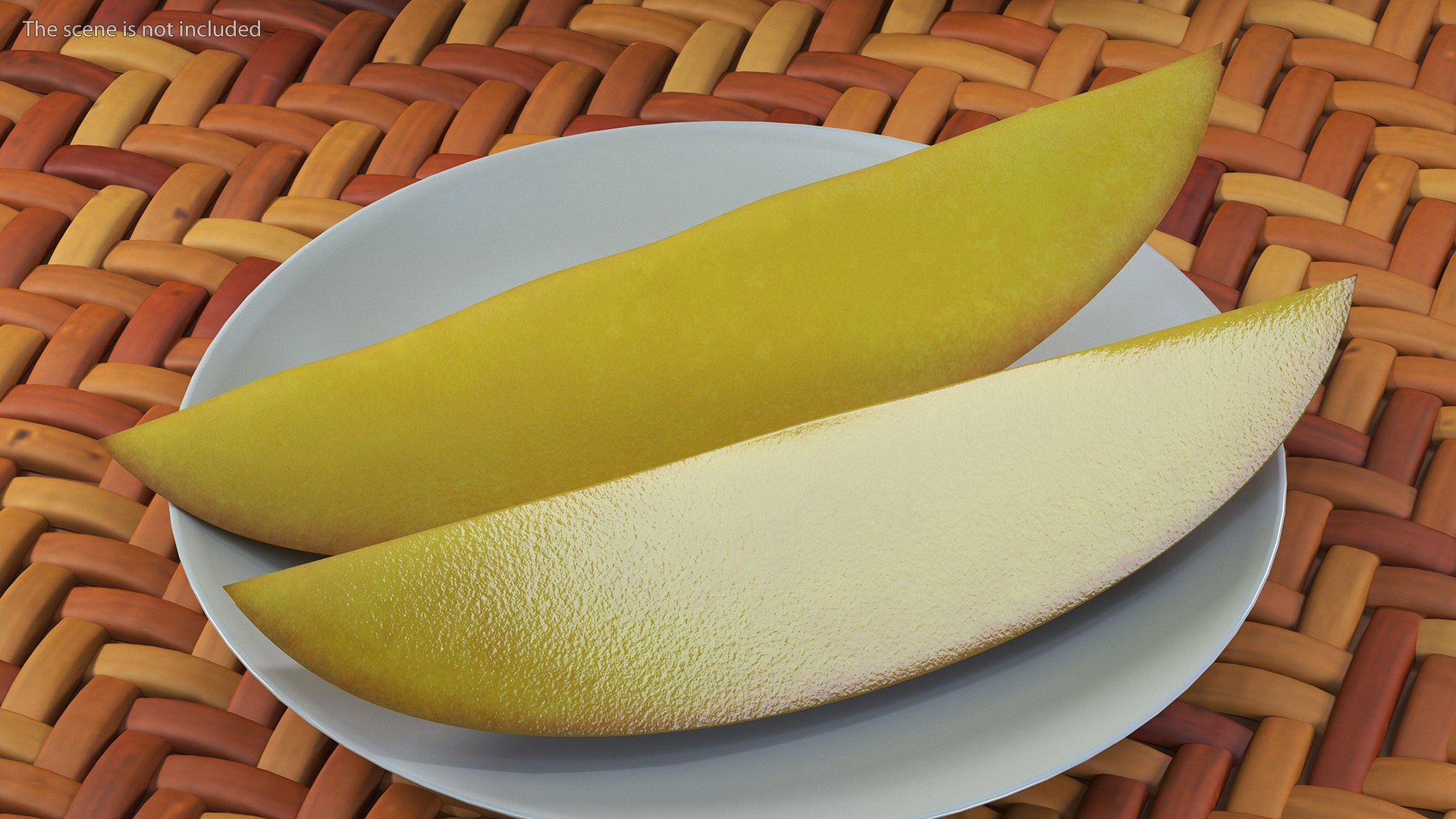 Yellow Mango Slices 3D Model - TurboSquid 2111442