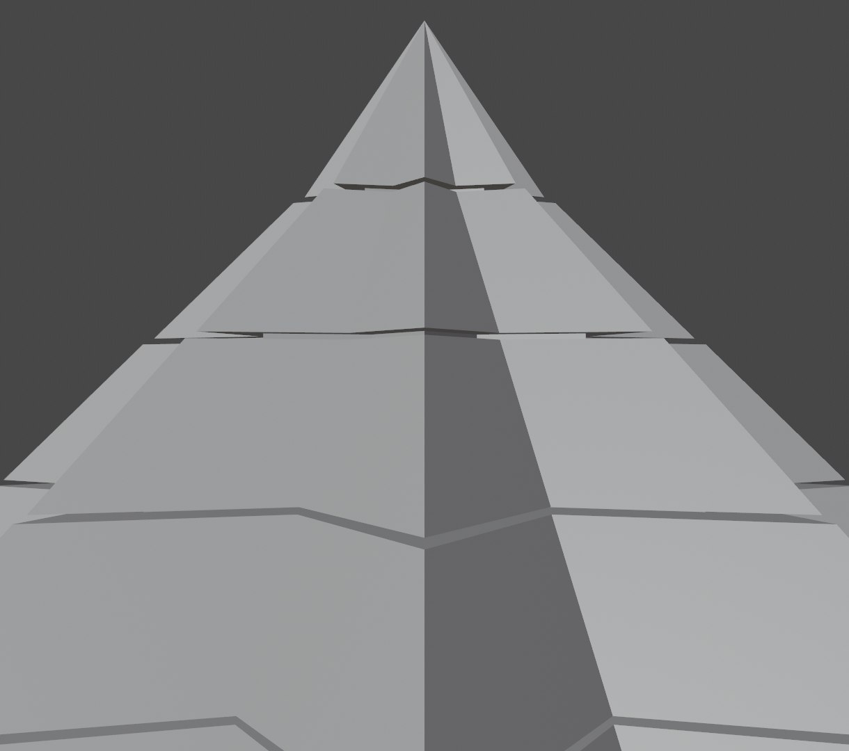 3D Pyramidal Structure 8 Corners - TurboSquid 1574894
