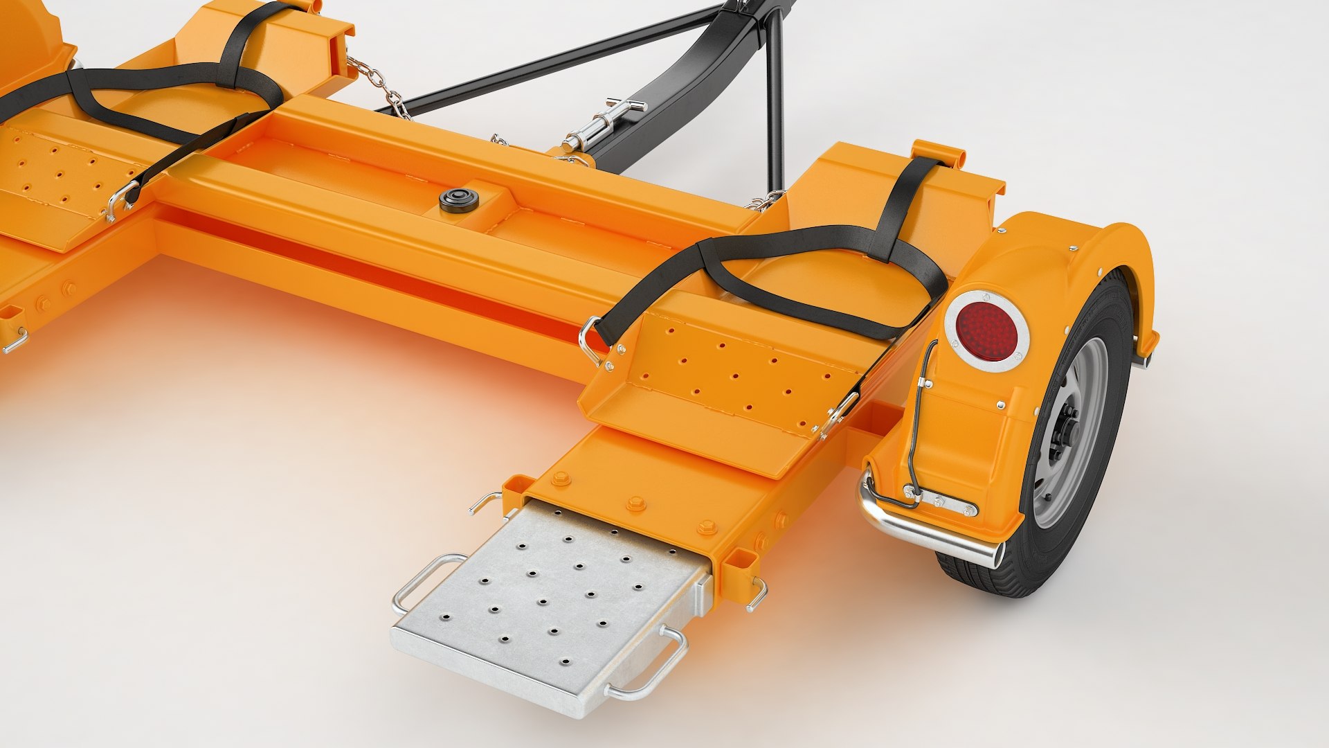 3d Model Car Tow Dolly 02 Turbosquid 2163218