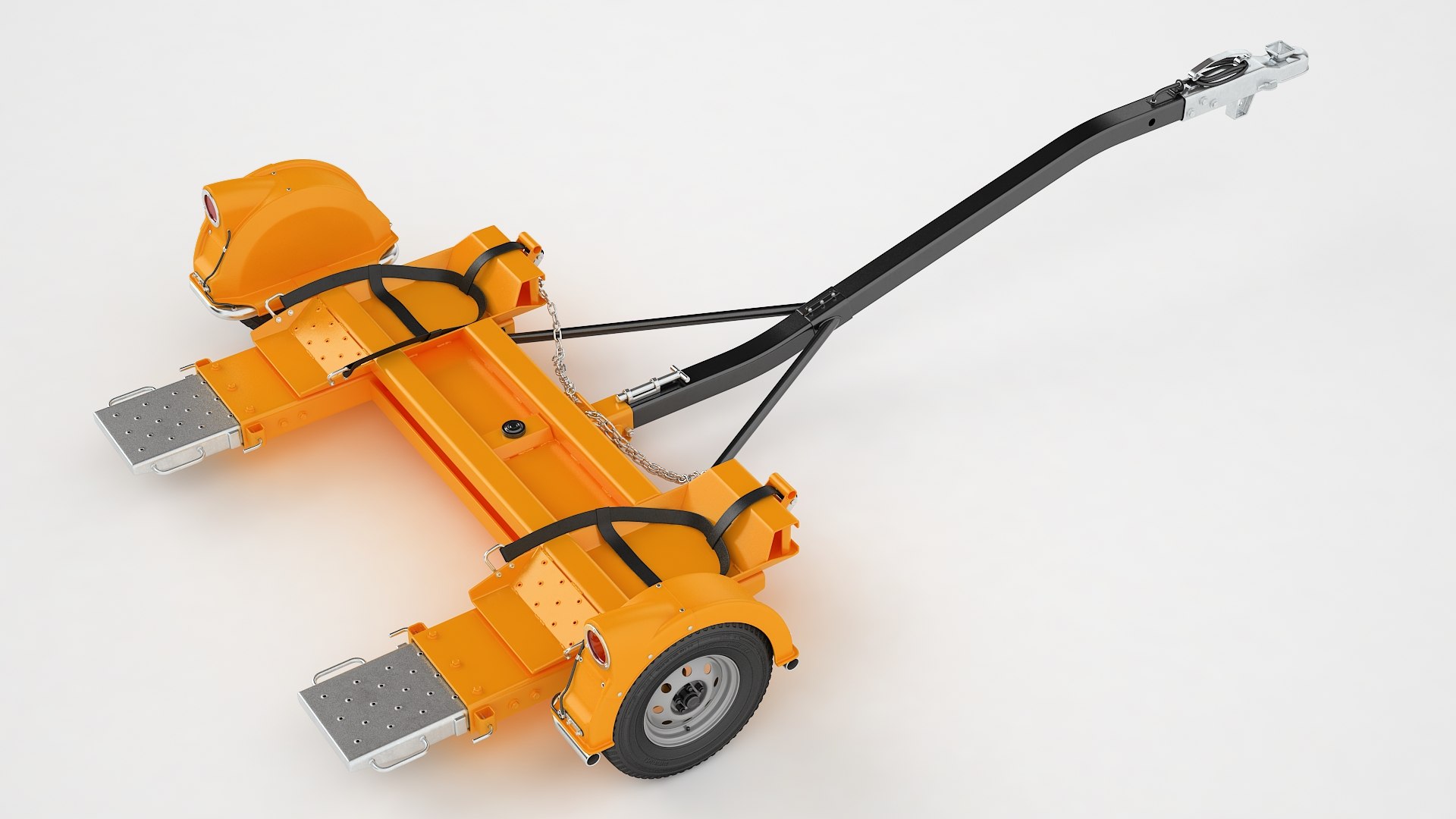 3D model Car Tow Dolly 02 - TurboSquid 2163218