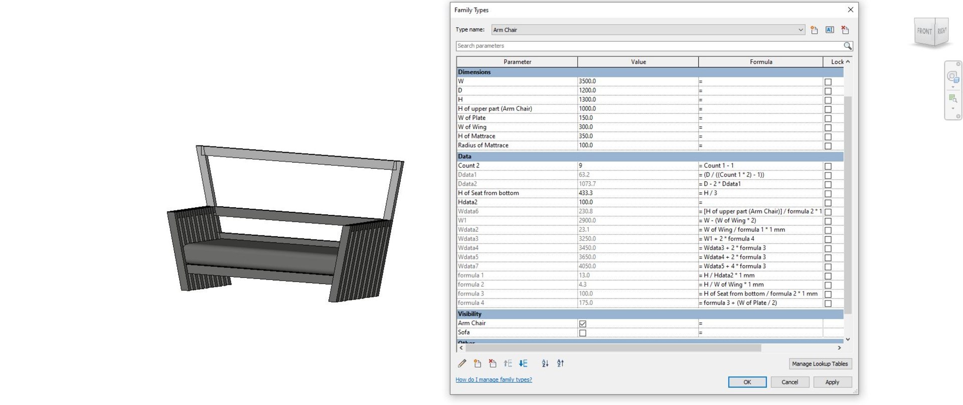 3D Revit Family Wood Model - TurboSquid 1678633