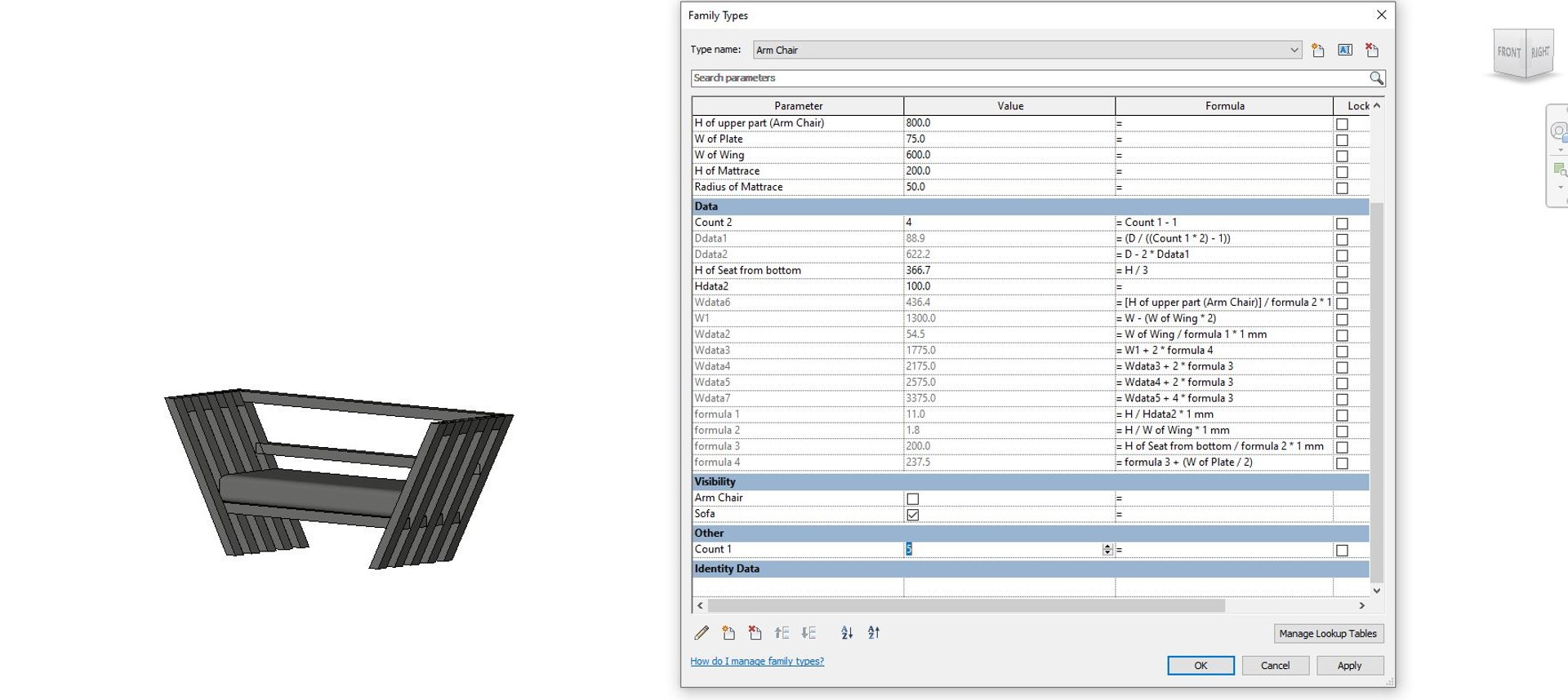 3D Revit Family Wood Model - TurboSquid 1678633
