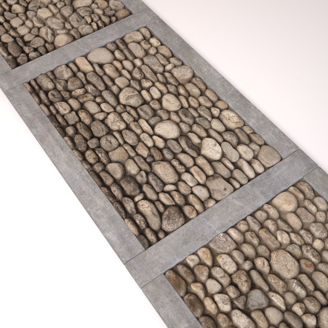 3d Cobblestone Stone Model