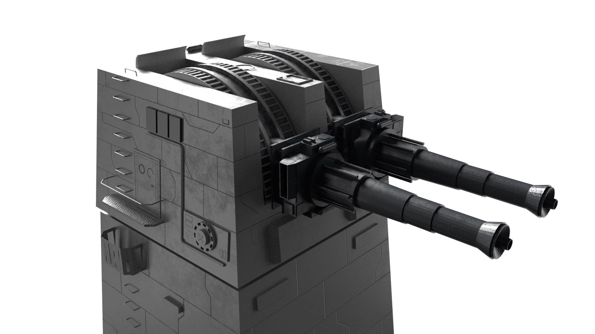 XX-9 Heavy Turbolaser 3D - TurboSquid 2065611