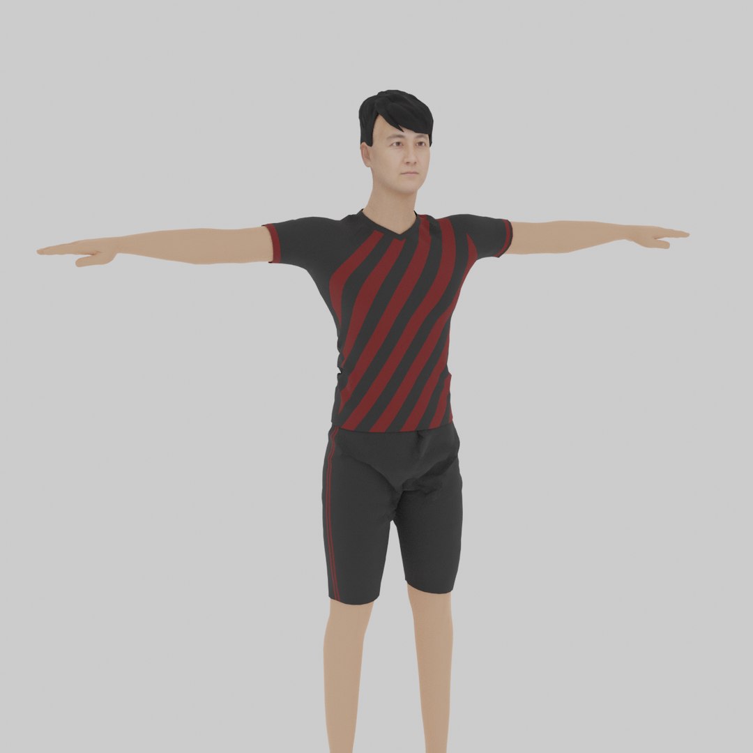 3D Soccer - Football Player Model - TurboSquid 2021550