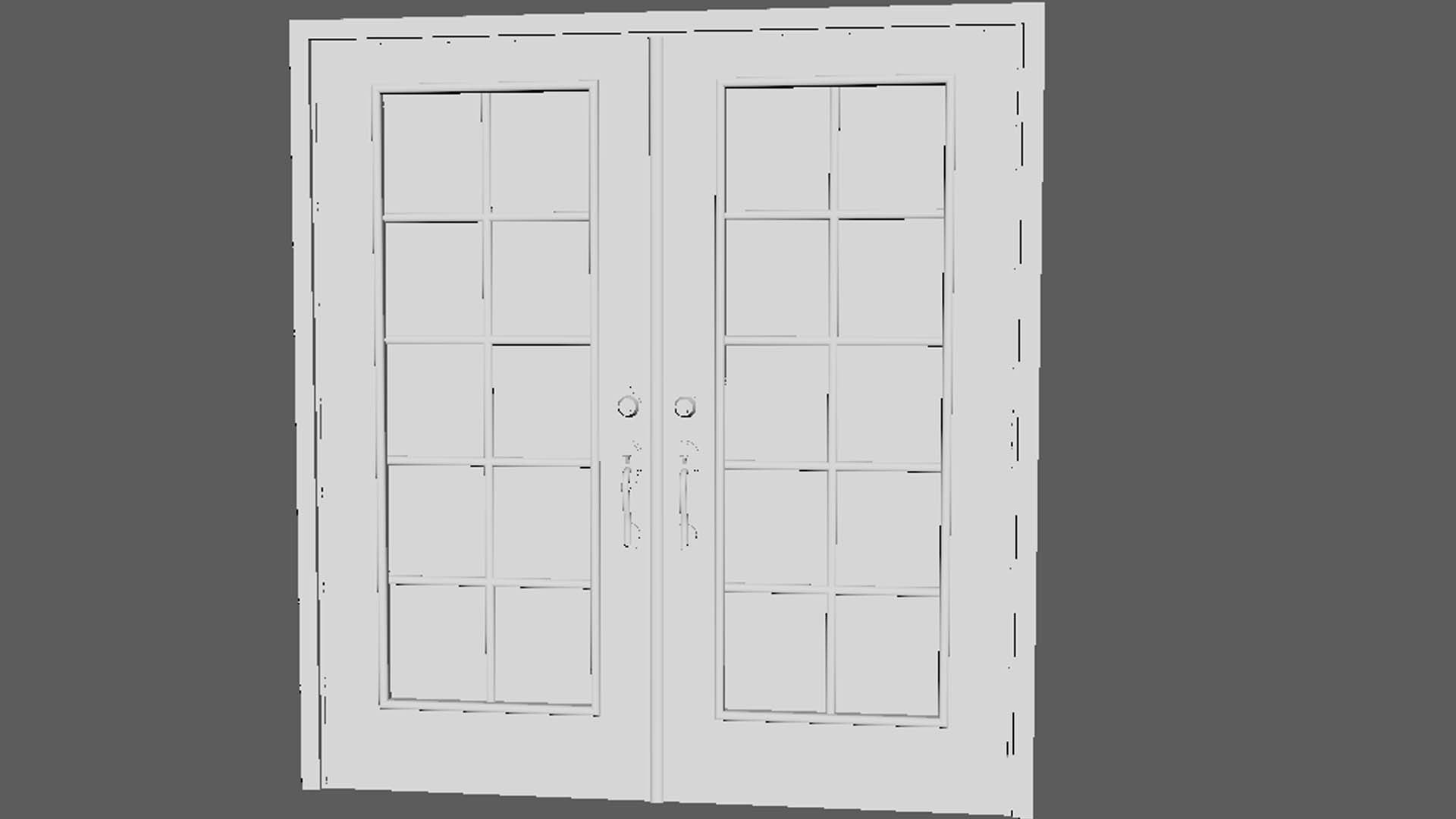 FrenchDoor 3D Model - TurboSquid 2314686