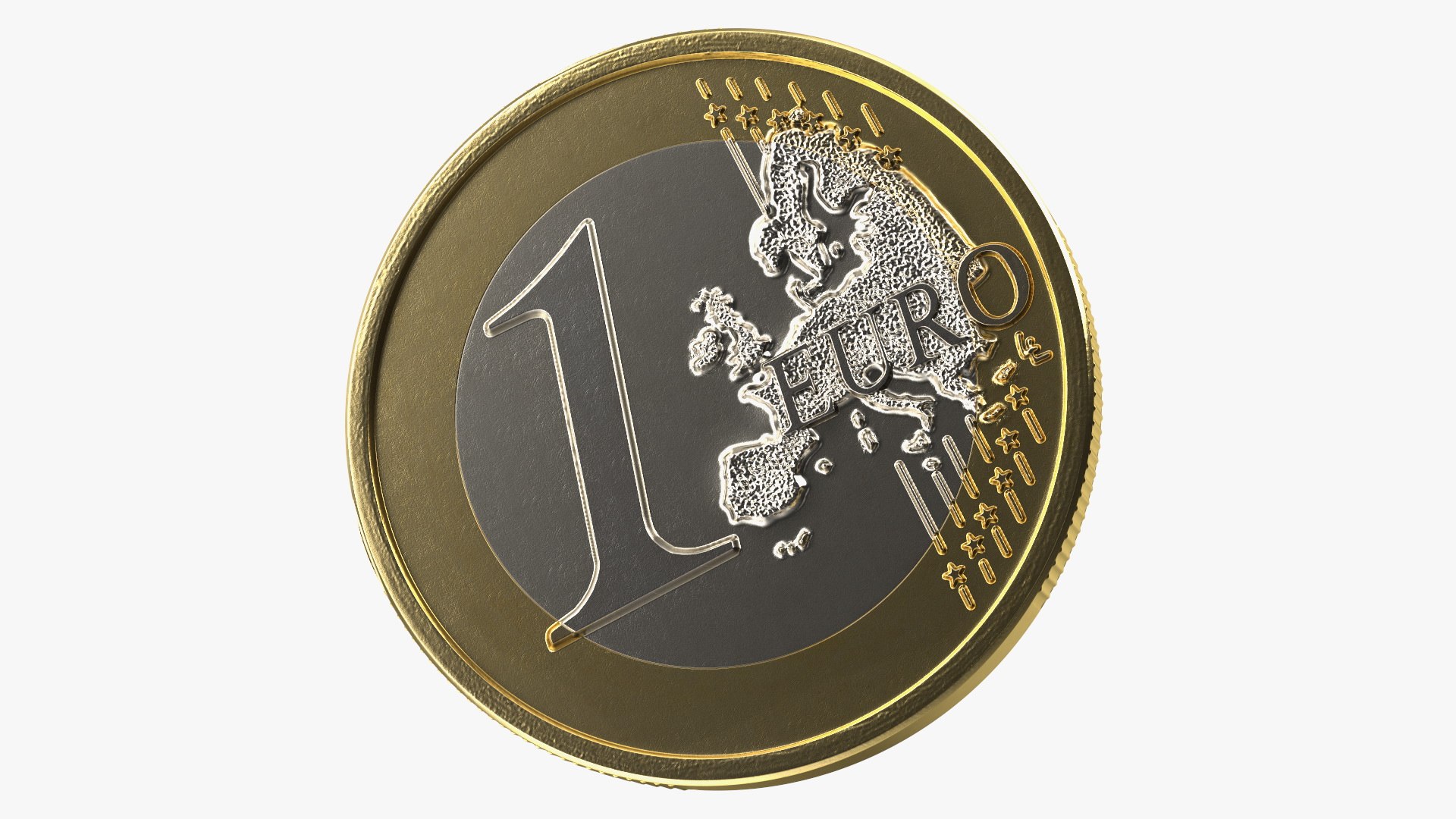 Italian 1 Euro Coin 3D model - TurboSquid 2131013