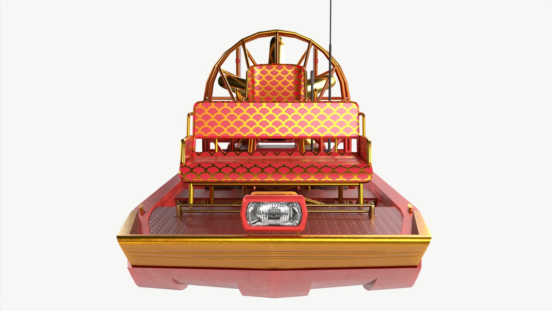 3D Airboat PBR Low-Poly Mid-Poly - TurboSquid 2418045