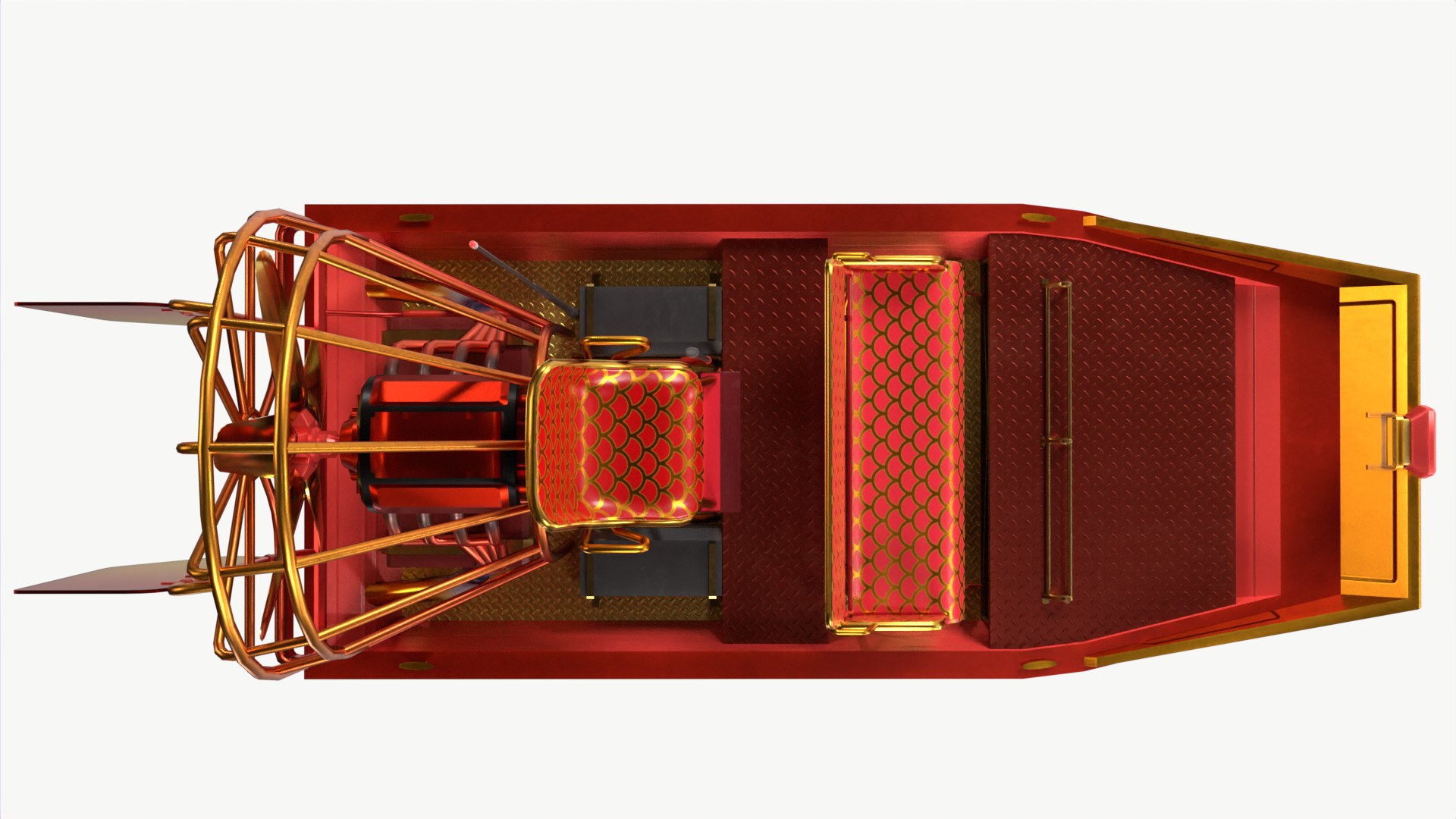 3D Airboat PBR Low-Poly Mid-Poly - TurboSquid 2418045