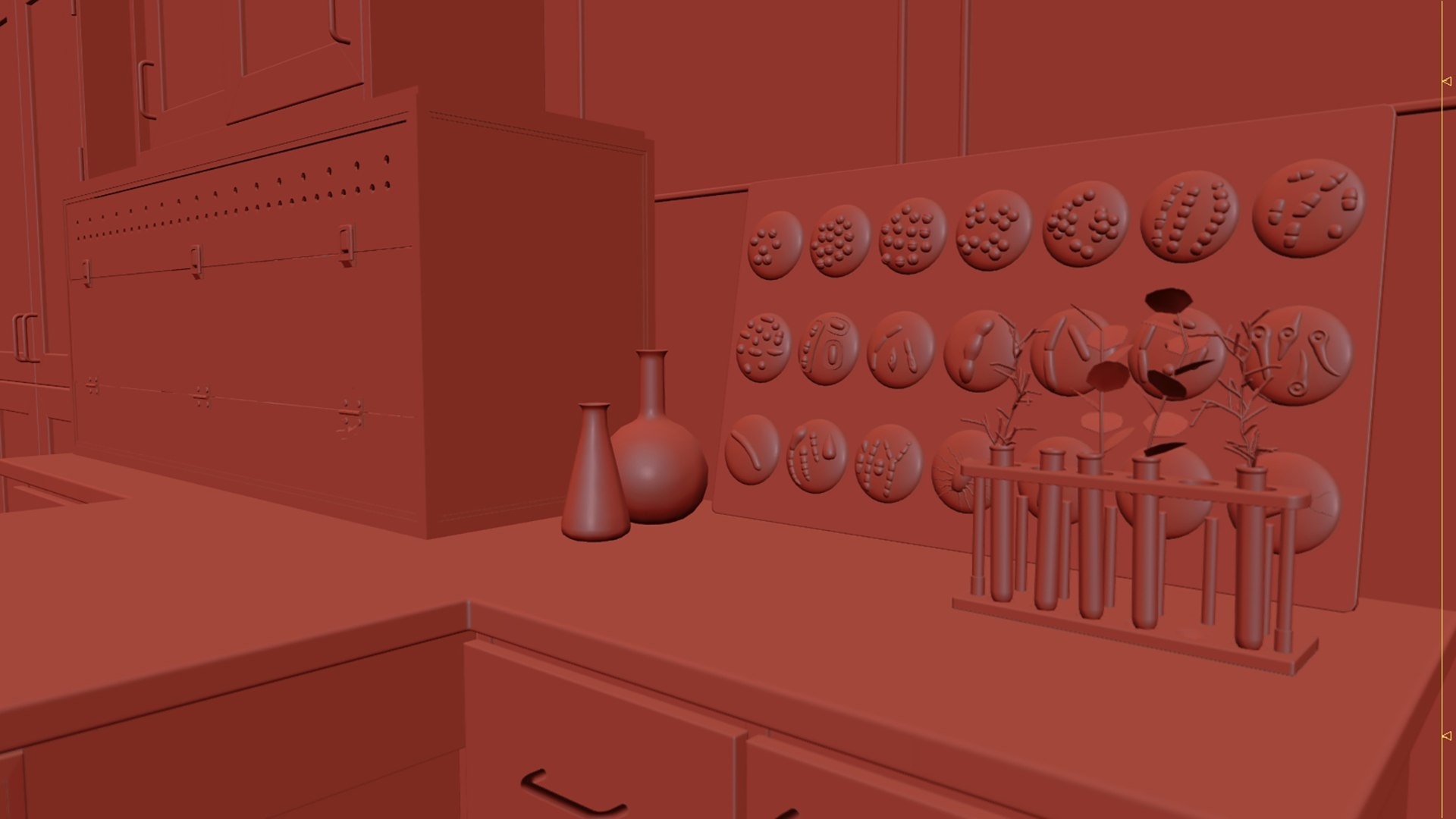 Biology anatomy classroom 3D model - TurboSquid 1462962