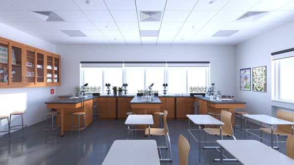 Biology anatomy classroom 3D model - TurboSquid 1462962