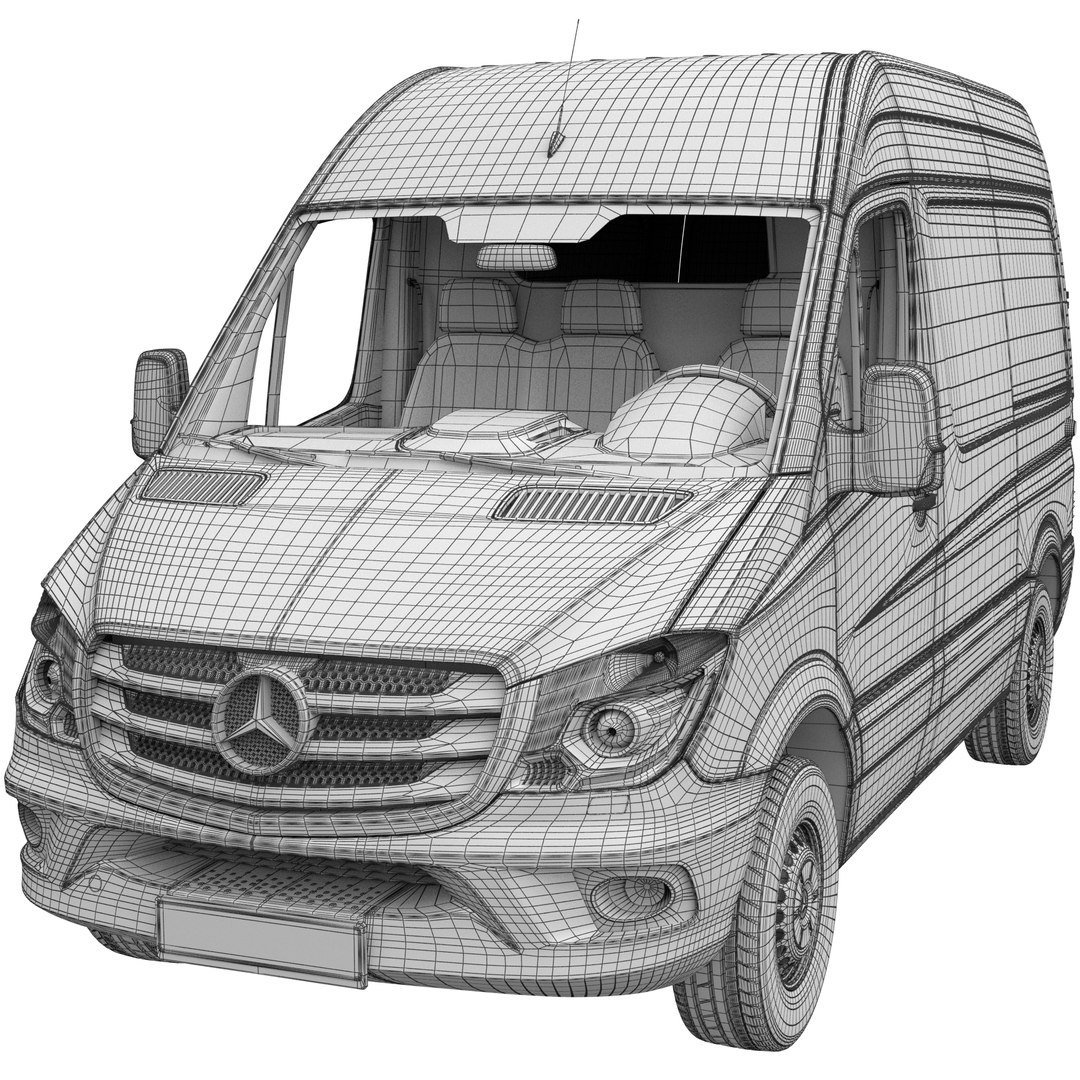 Mercedes-Benz Sprinter 2015 Panel Van L1H2 3D Model - TurboSquid 1900614