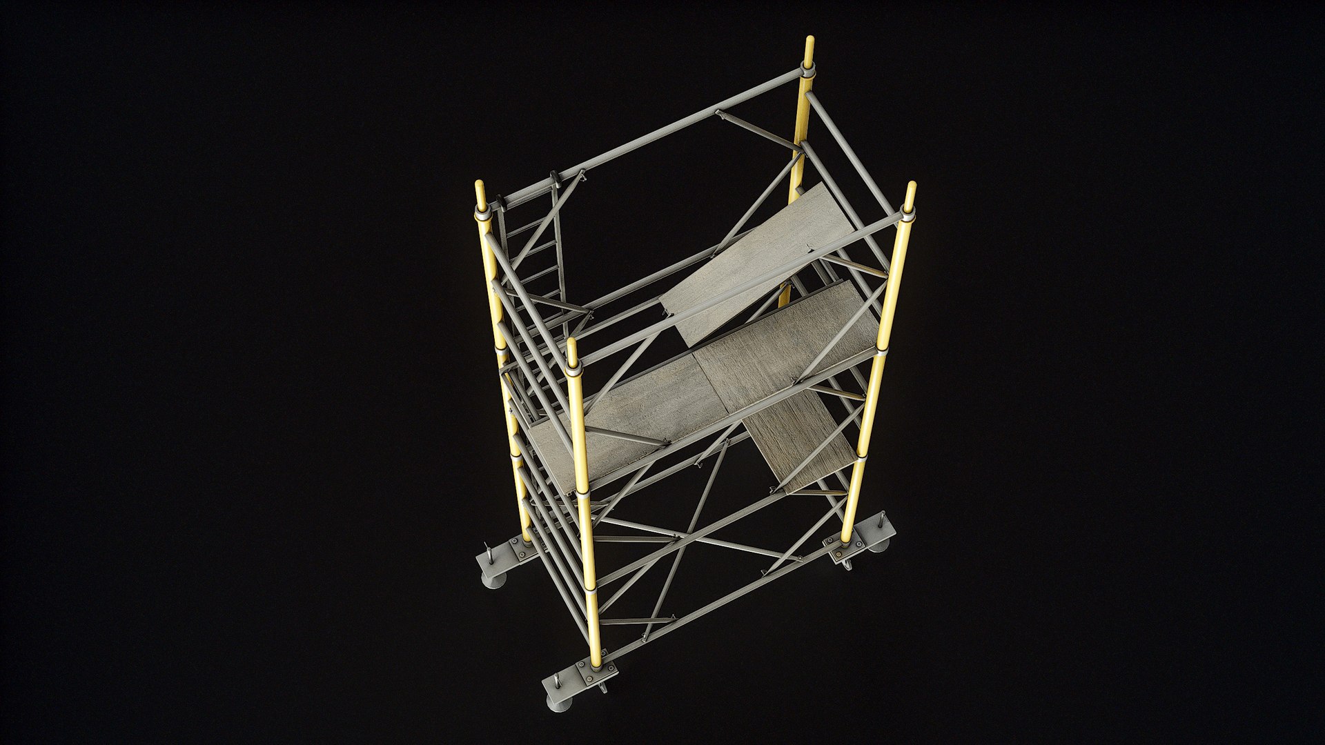 Build Scaffolding Tower PBR 3D model - TurboSquid 2142098