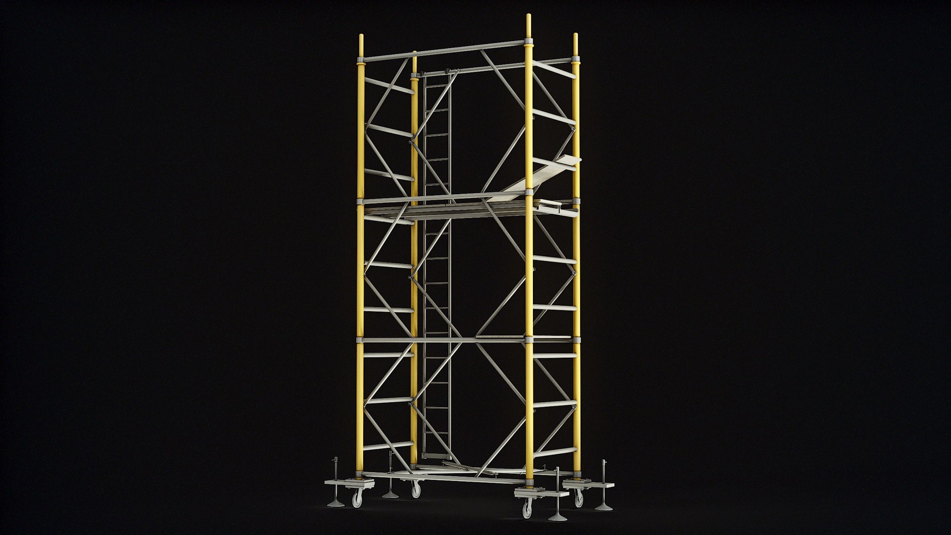 Build Scaffolding Tower PBR 3D Model - TurboSquid 2142098