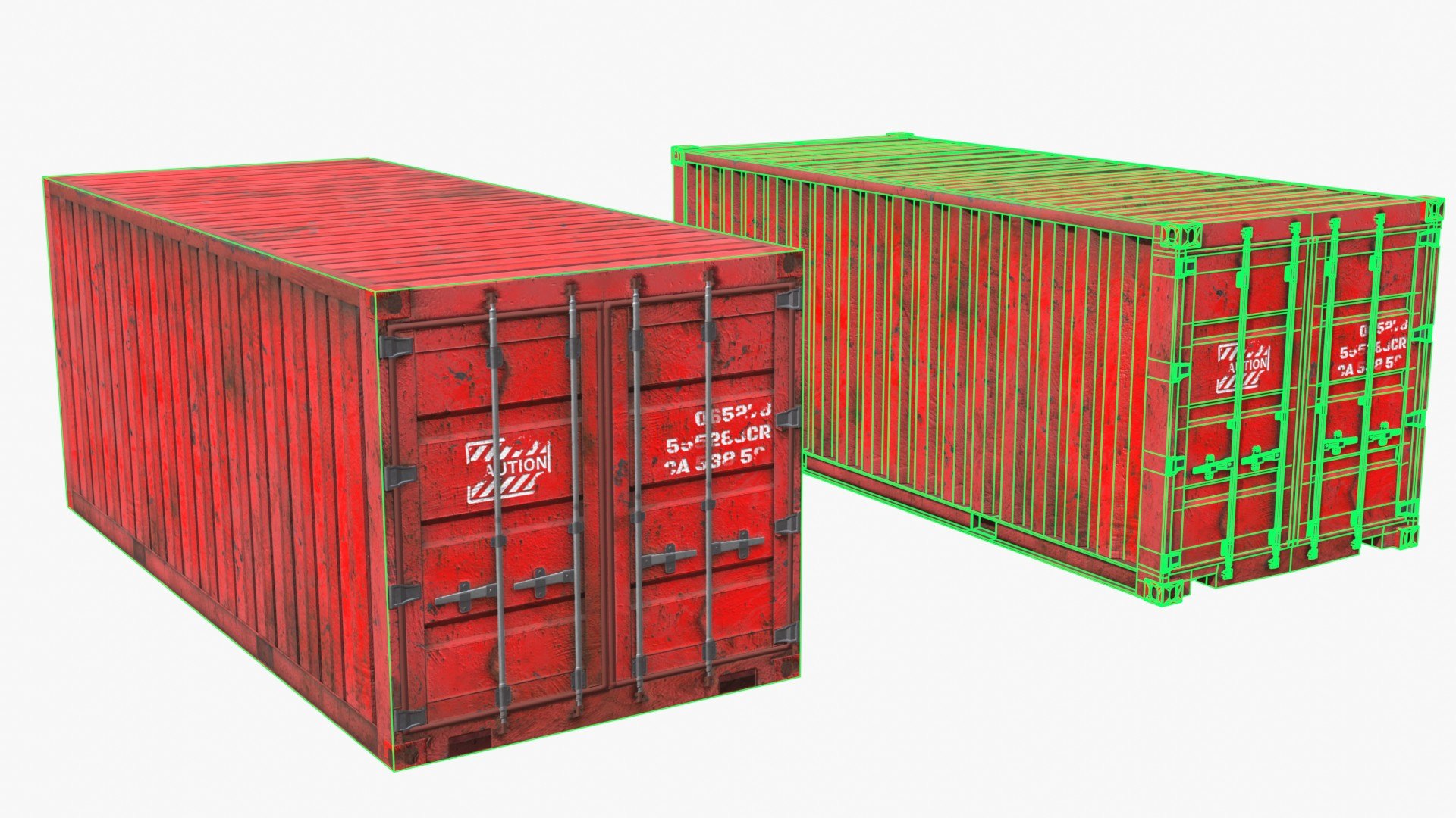 3D Rusty Shipping Container Model - TurboSquid 2349981