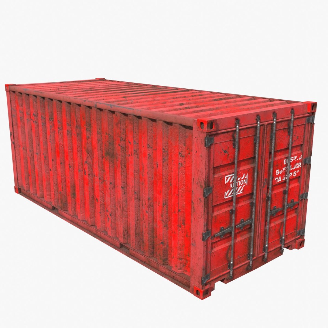 3D Rusty Shipping Container Model - TurboSquid 2349981