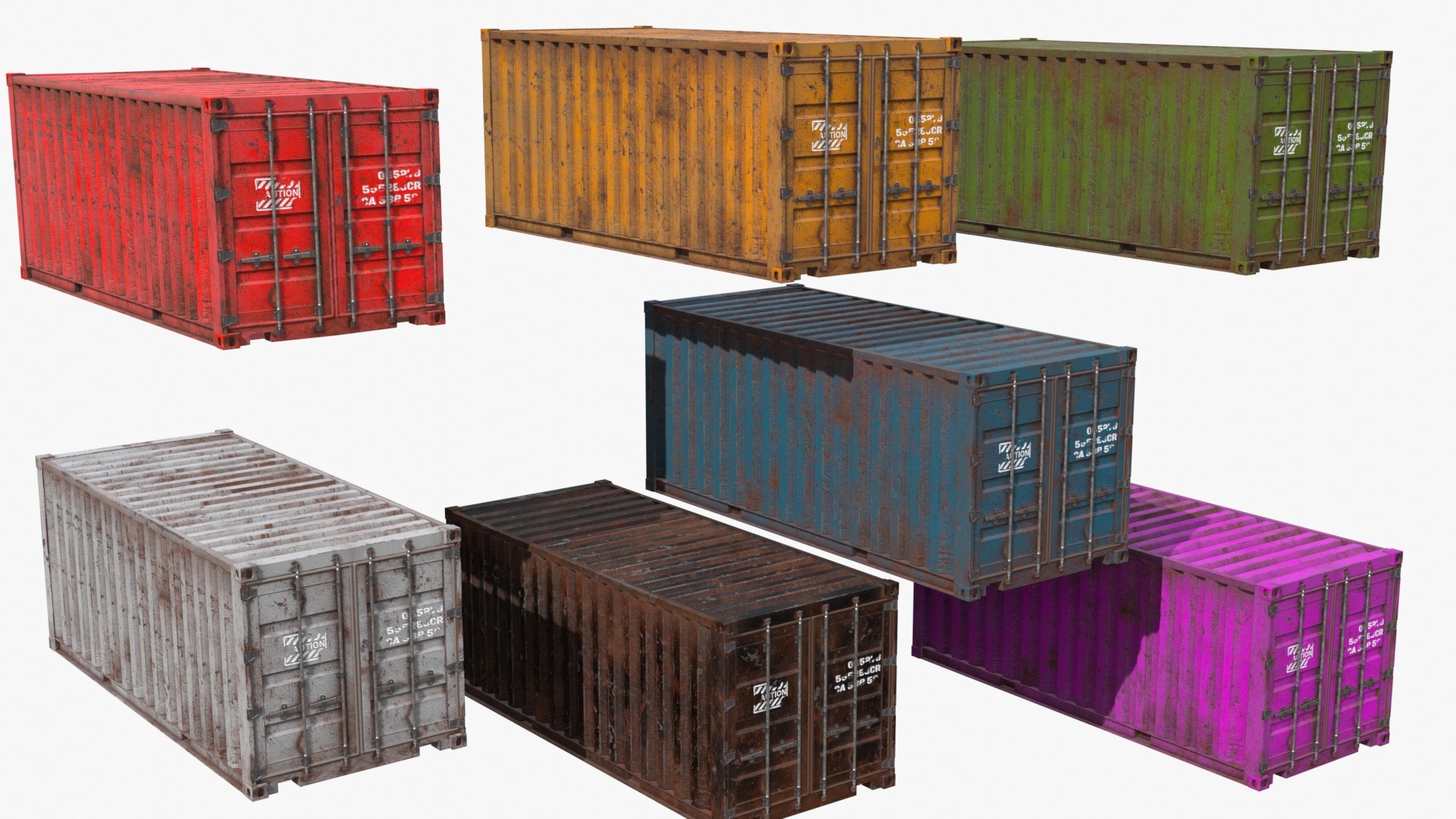 3D Rusty Shipping Container Model - TurboSquid 2349981