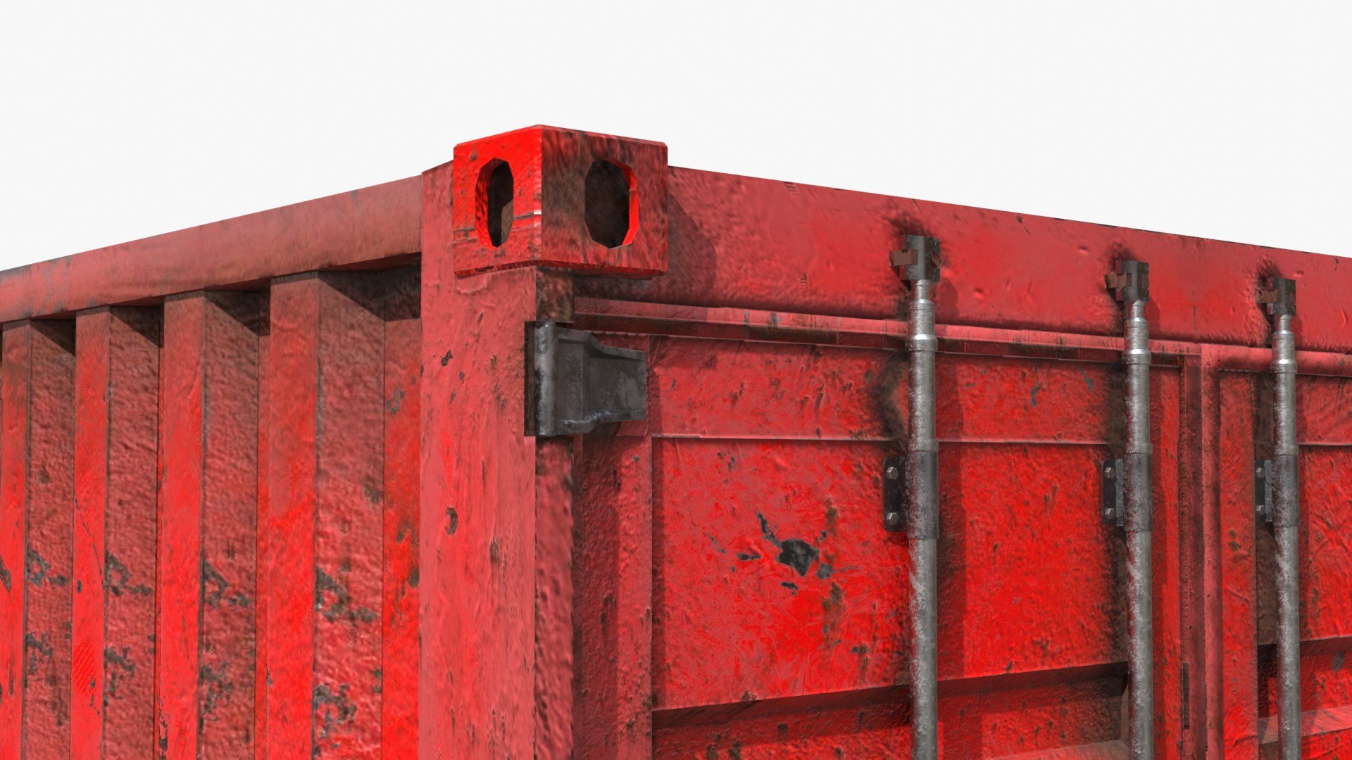 3D Rusty Shipping Container Model - TurboSquid 2349981