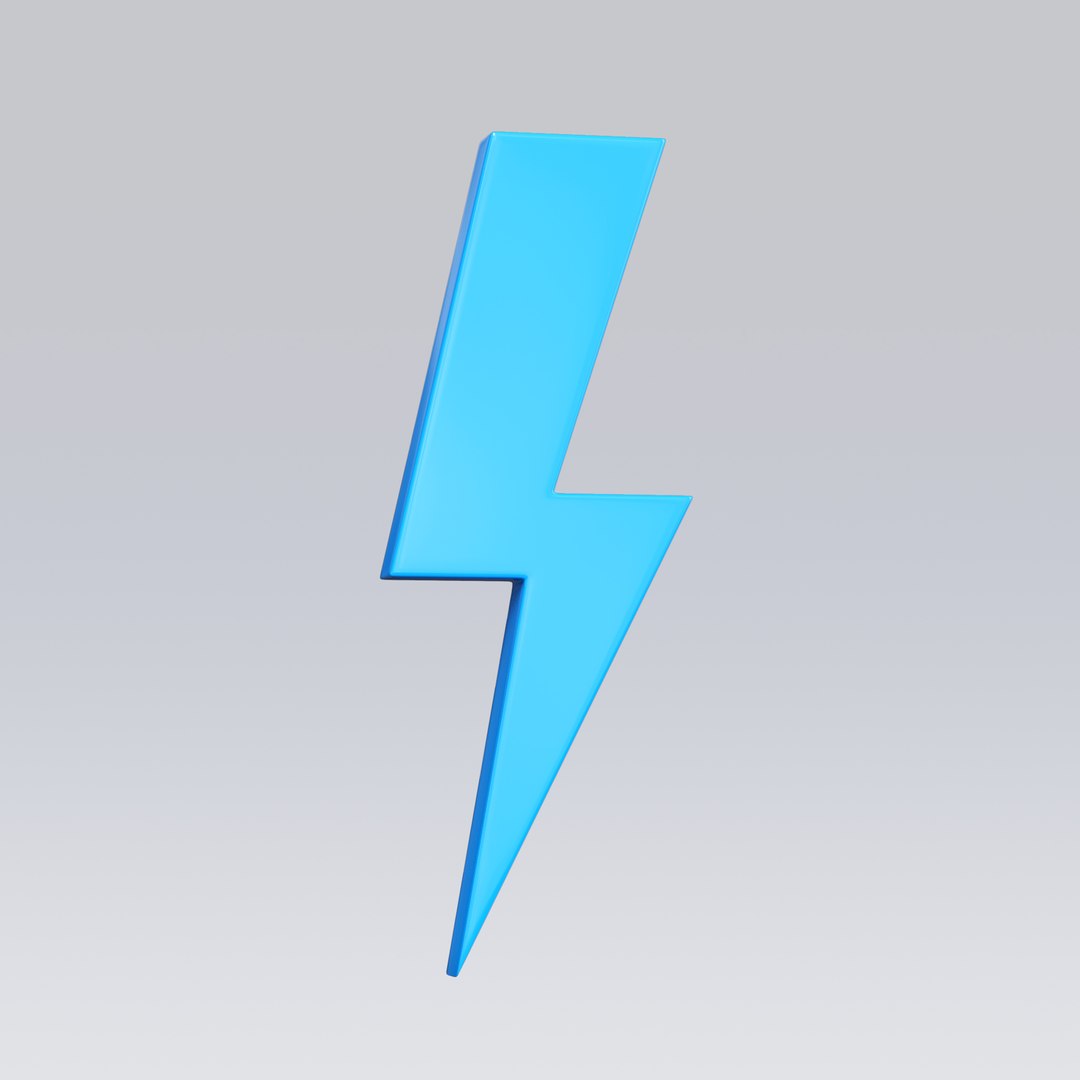 3D Bolt Icon - TurboSquid 1884726