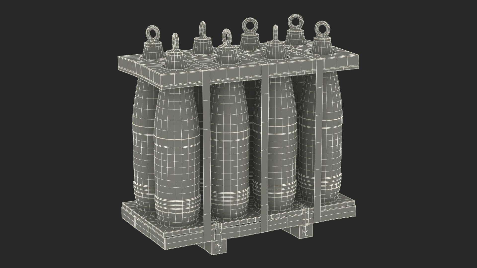 Military Artillery Shells 155mm In Transport Pallet Model - TurboSquid ...