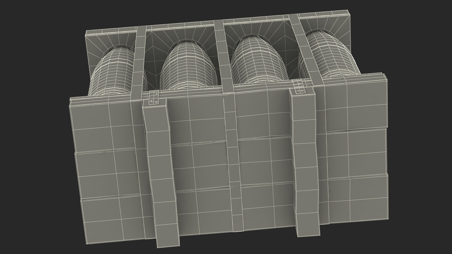 Military Artillery Shells 155mm In Transport Pallet Model - TurboSquid ...