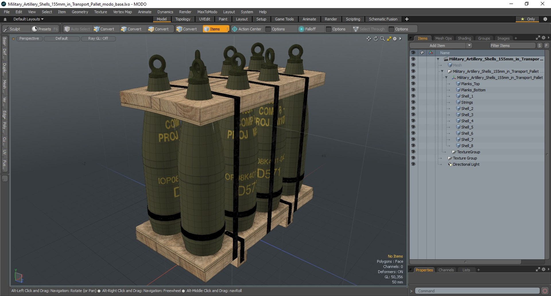 Military Artillery Shells 155mm In Transport Pallet Model - TurboSquid ...