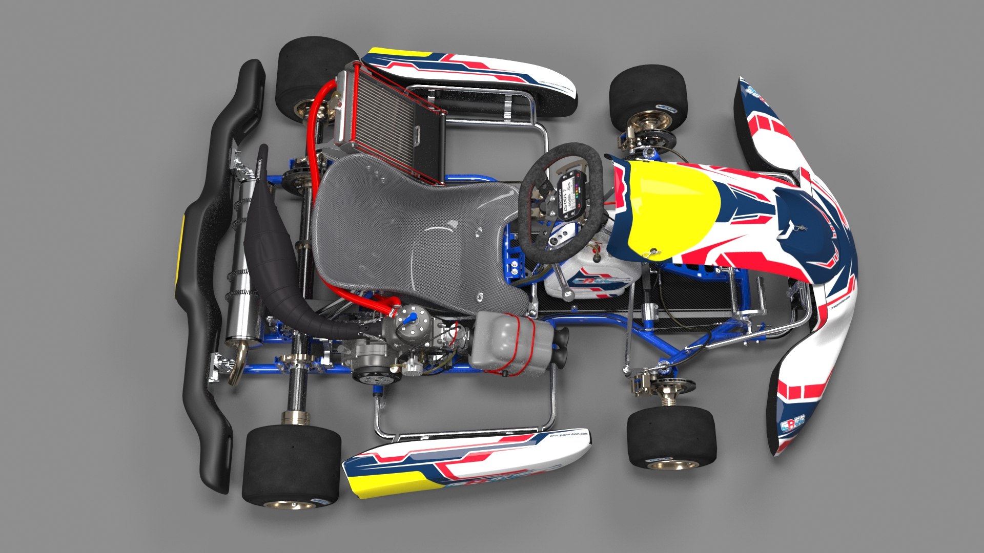 Kart Croc Promotion KZ2 3D Model - TurboSquid 2183172