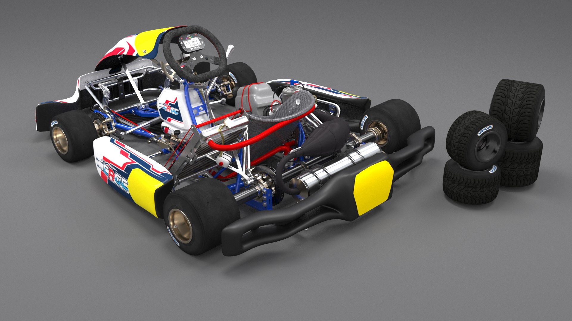 Kart Croc Promotion KZ2 3D Model - TurboSquid 2183172