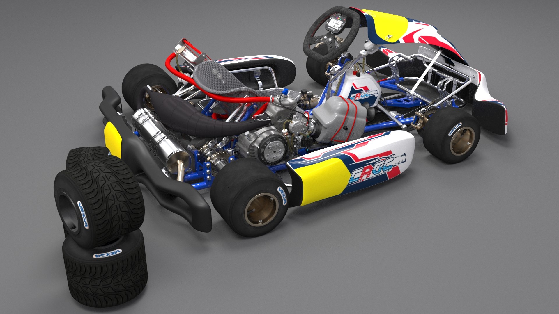 Kart Croc Promotion KZ2 3D Model - TurboSquid 2183172