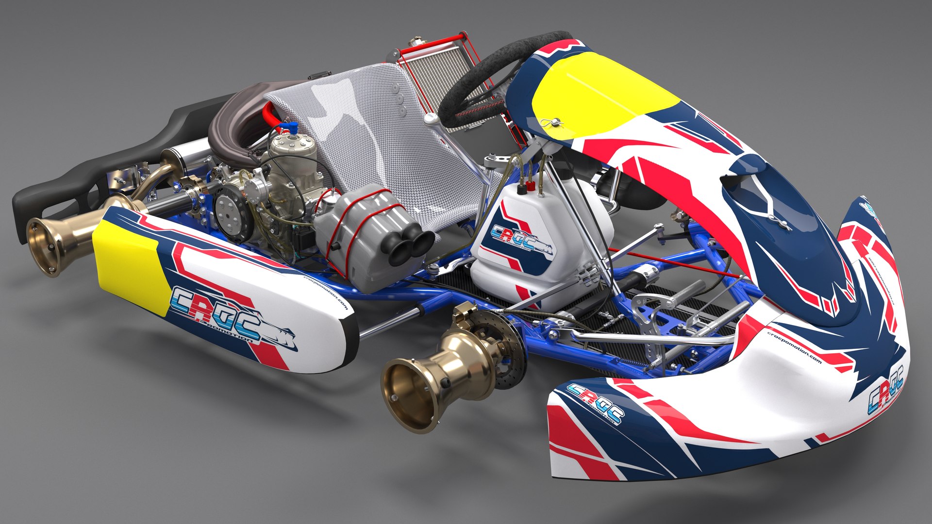 Kart Croc Promotion KZ2 3D Model - TurboSquid 2183172