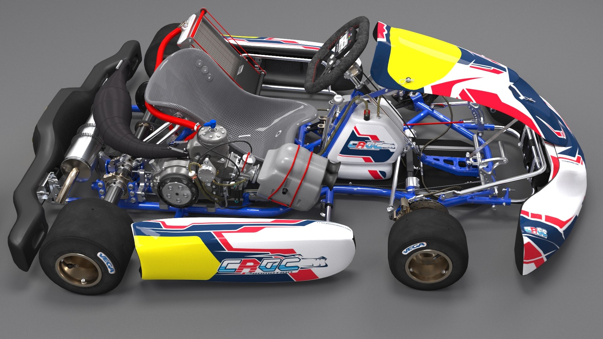 Kart Croc Promotion KZ2 3D Model - TurboSquid 2183172