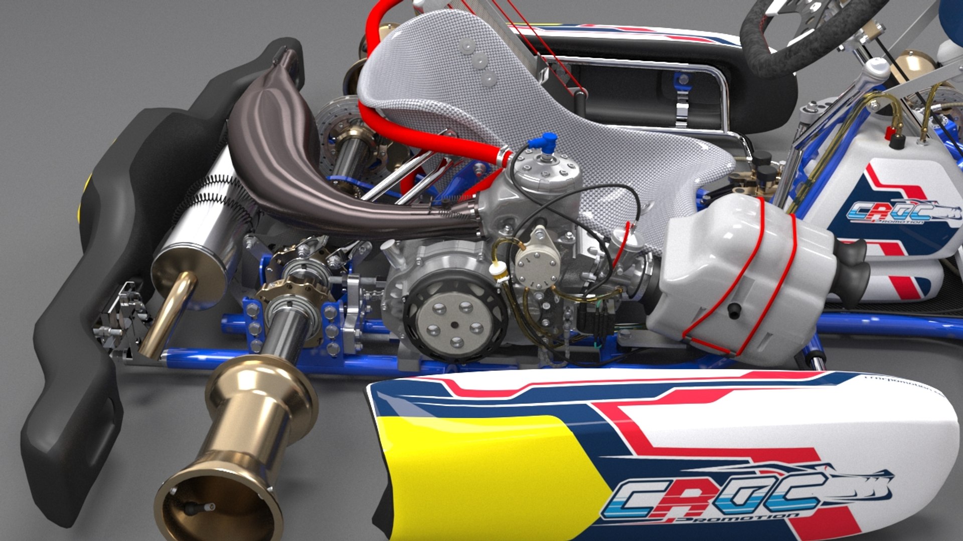 Kart Croc Promotion KZ2 3D Model - TurboSquid 2183172