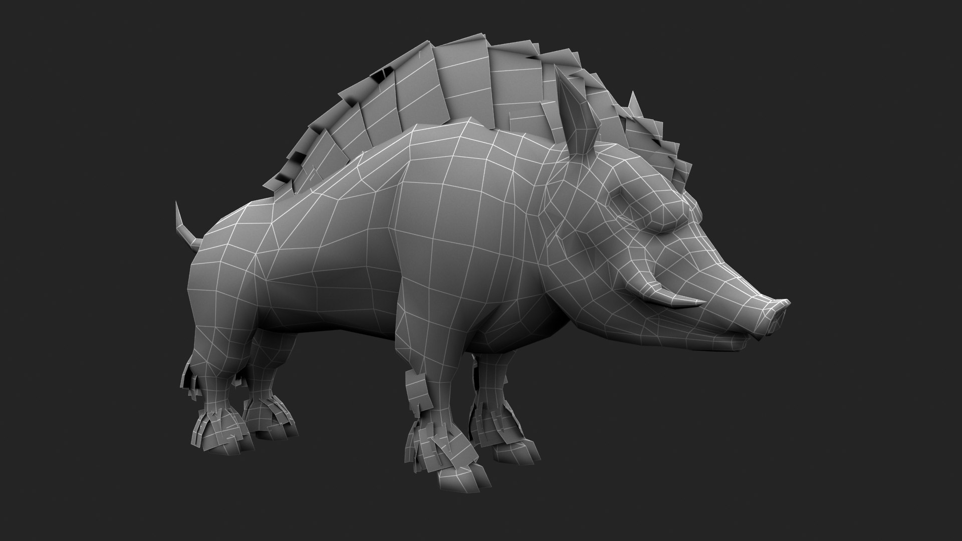 3D Animated Boar Model - TurboSquid 2190914