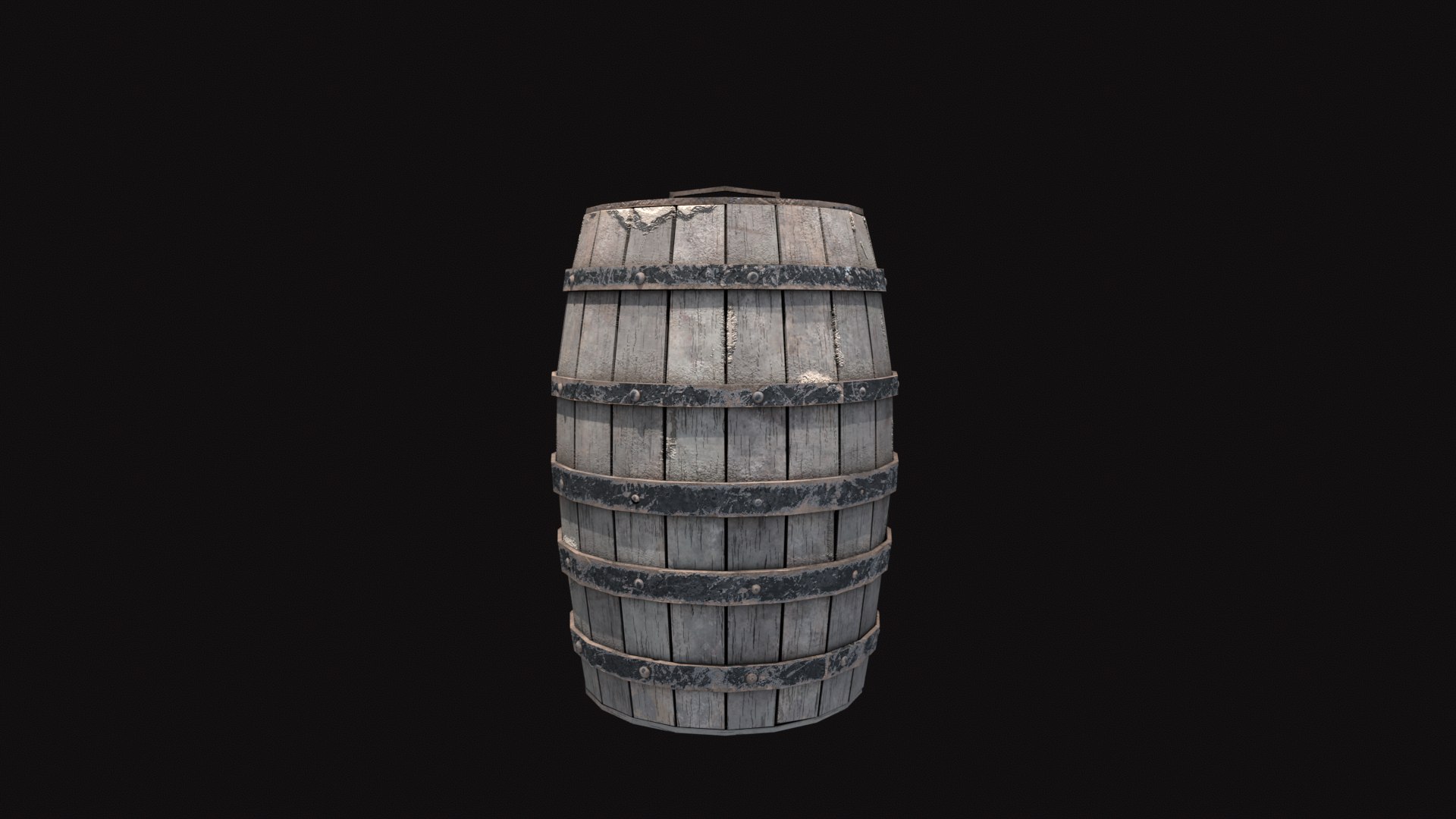 3D Medieval Wooden Barrel 1 Model - TurboSquid 2318756