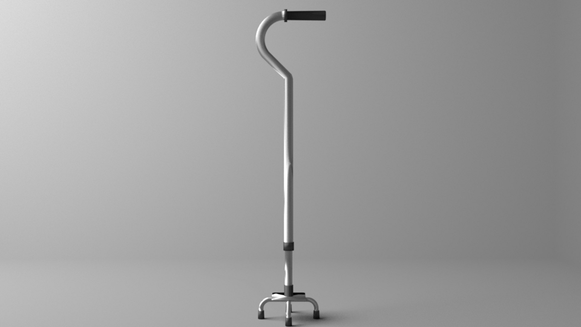 3D Quad Walking Cane Model - TurboSquid 1590194