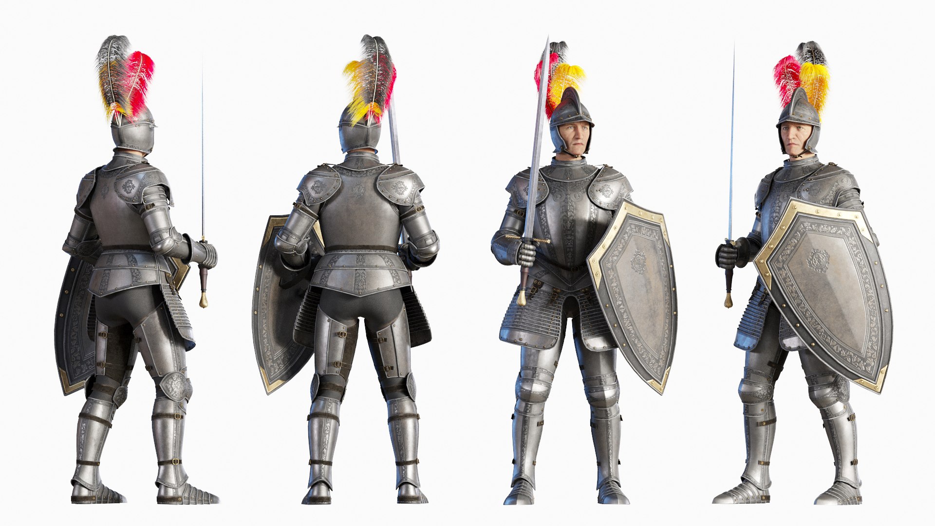 3D Model Knight - TurboSquid 1795974