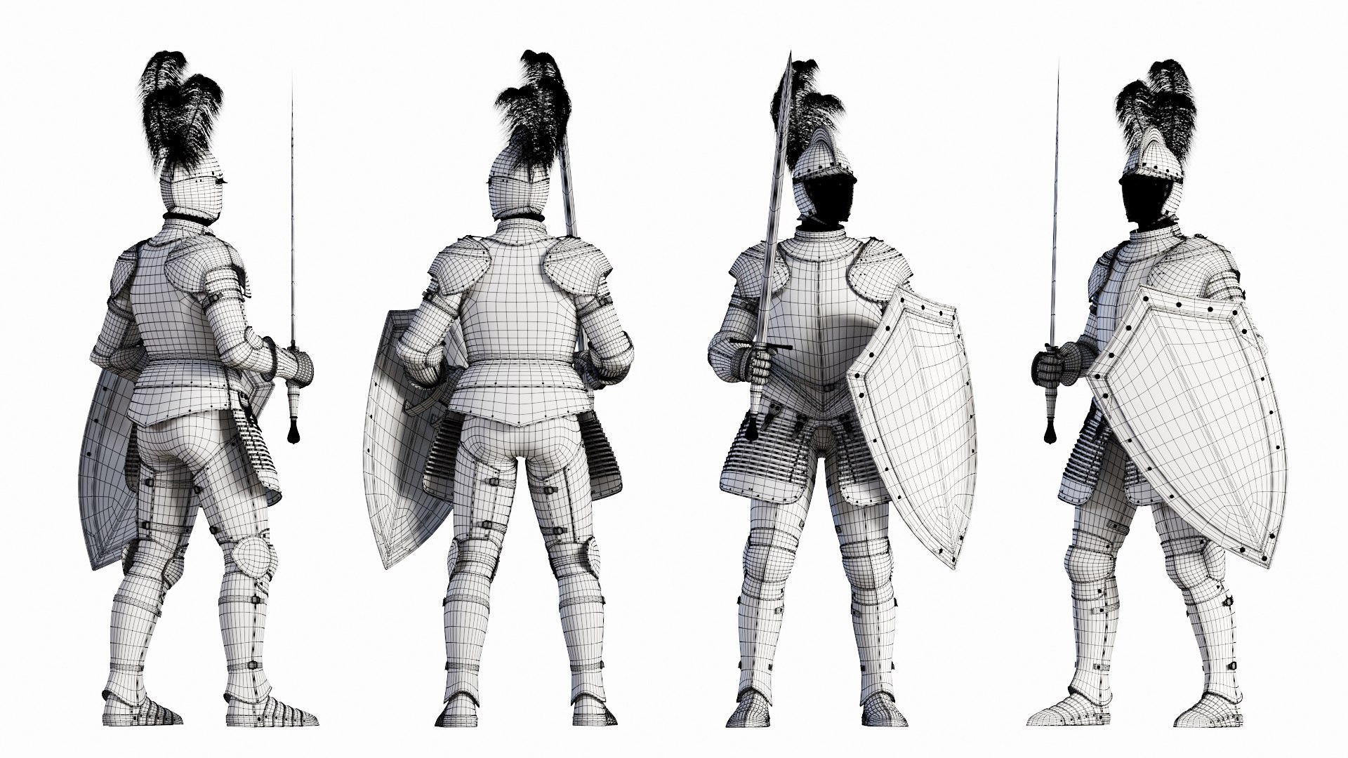 3D Model Knight - TurboSquid 1795974