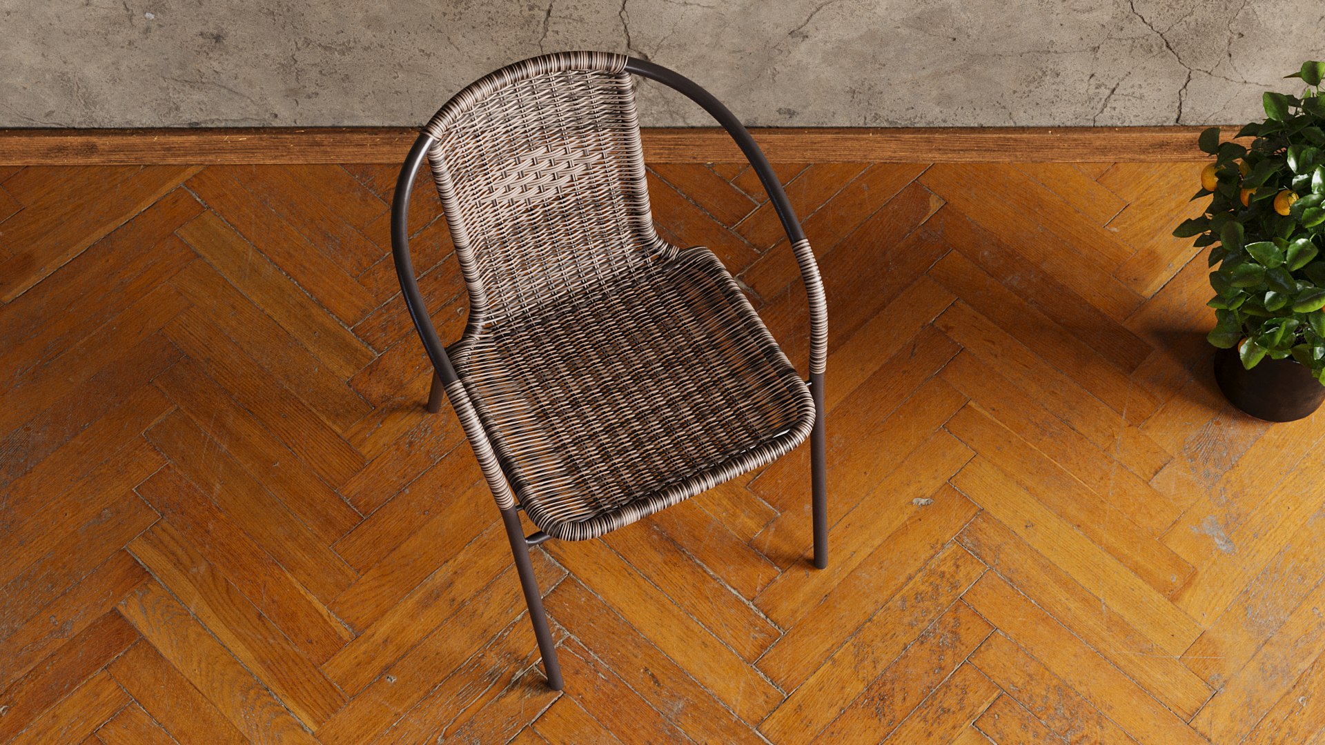 3D Stacking Rattan Armchair - TurboSquid 2003820