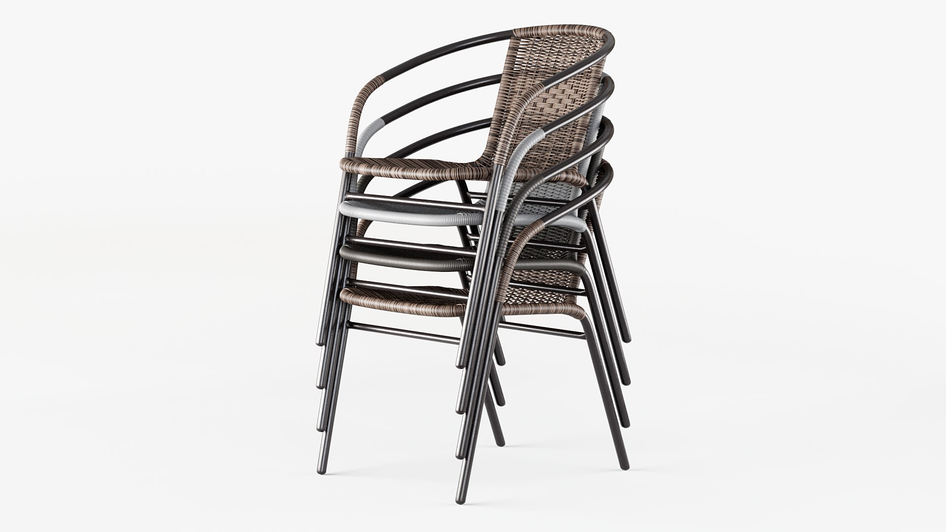 3D Stacking Rattan Armchair - TurboSquid 2003820