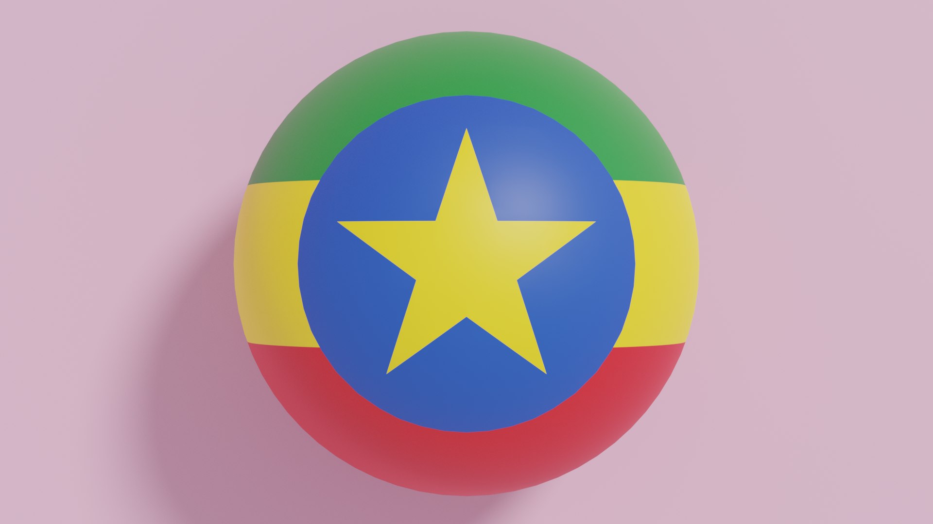 Flag Of Ball Collection 10 3D Model - TurboSquid 1887775