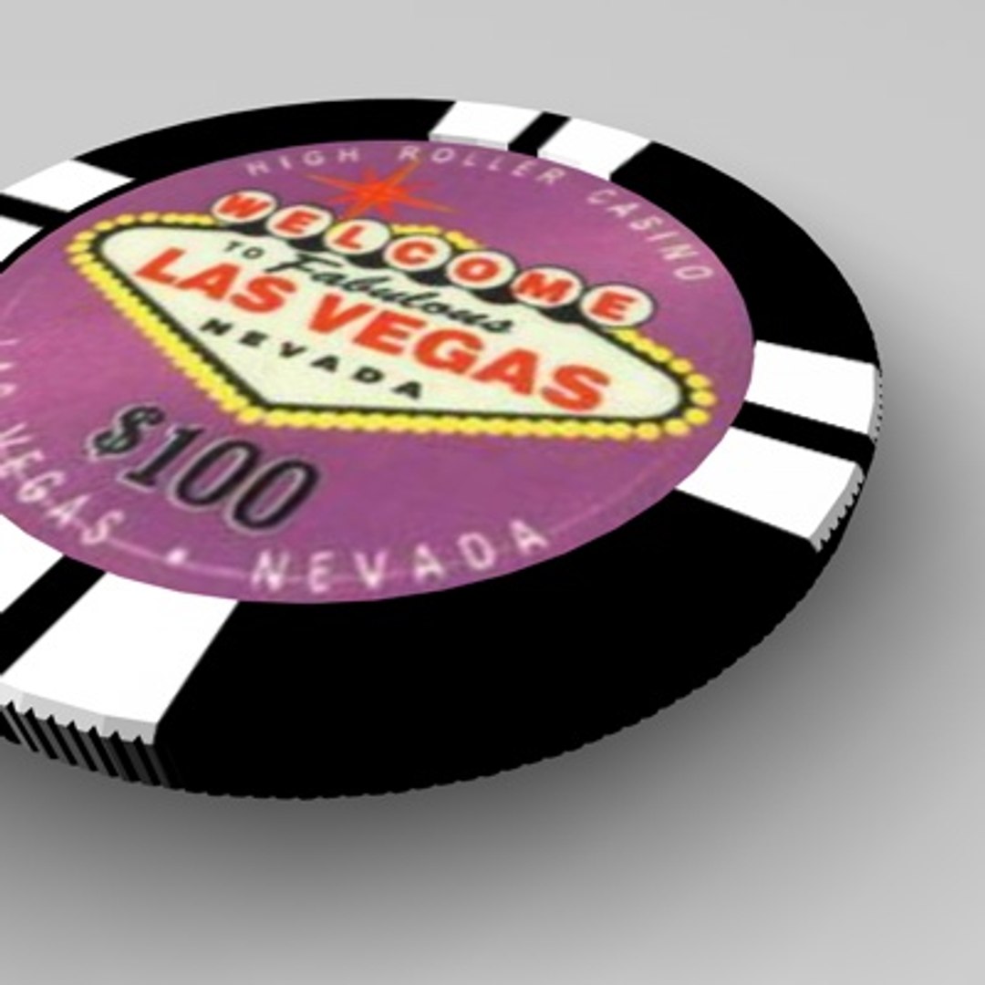 3d Model Chip Gamble