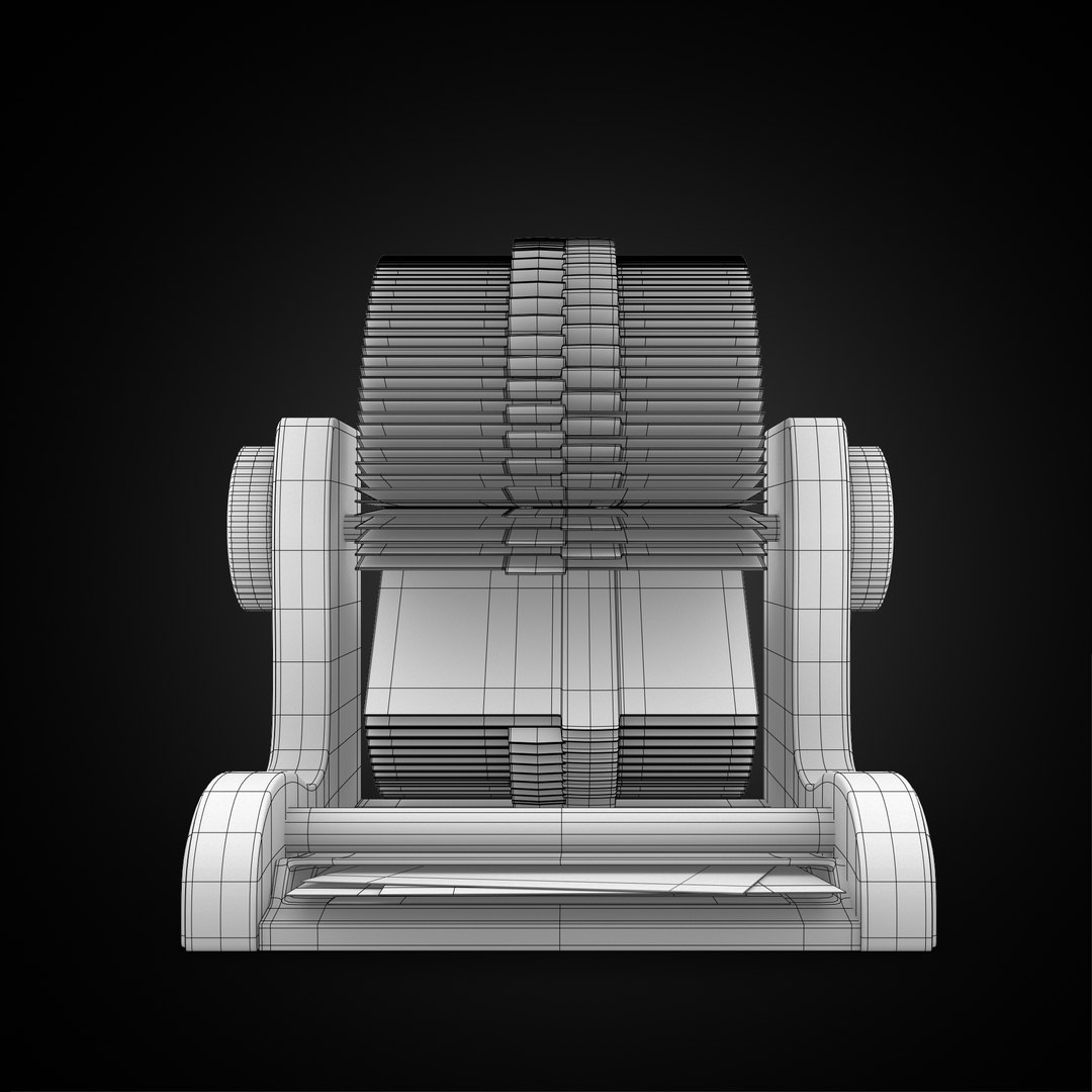 3d Model Vintage Rolodex