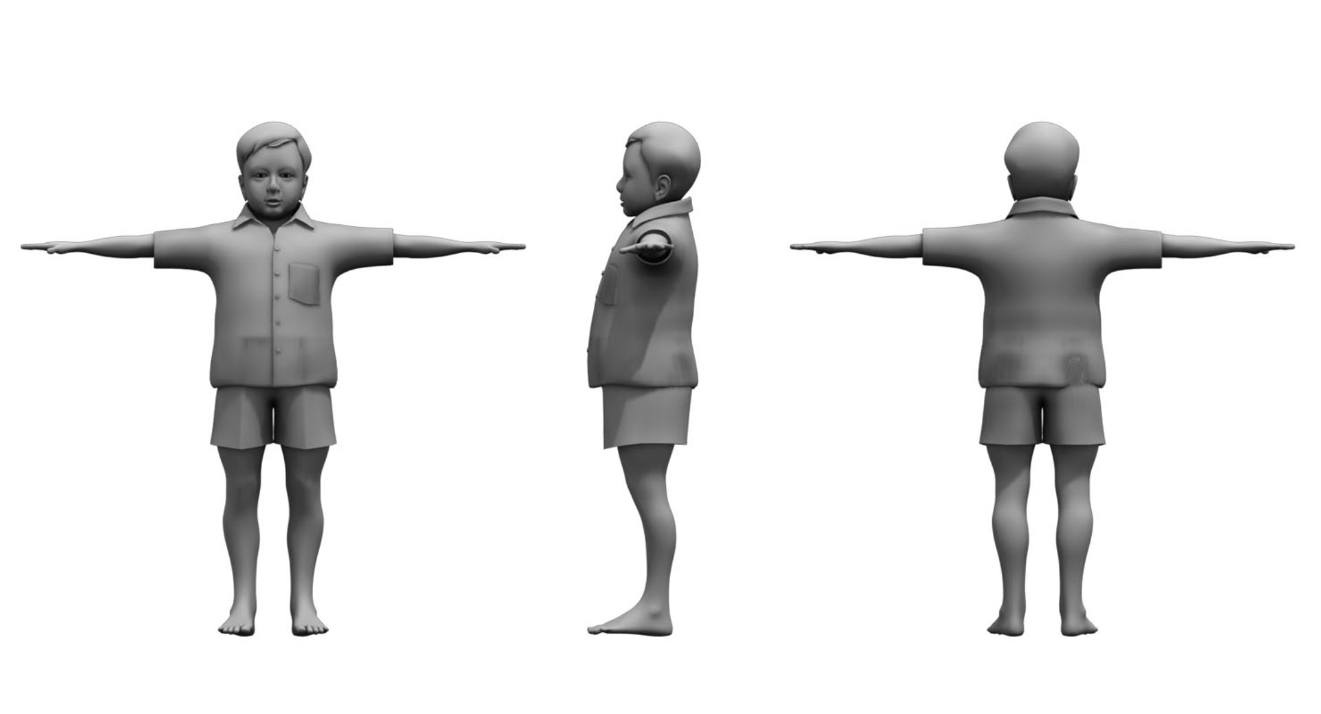 Boy 3D - TurboSquid 1535604