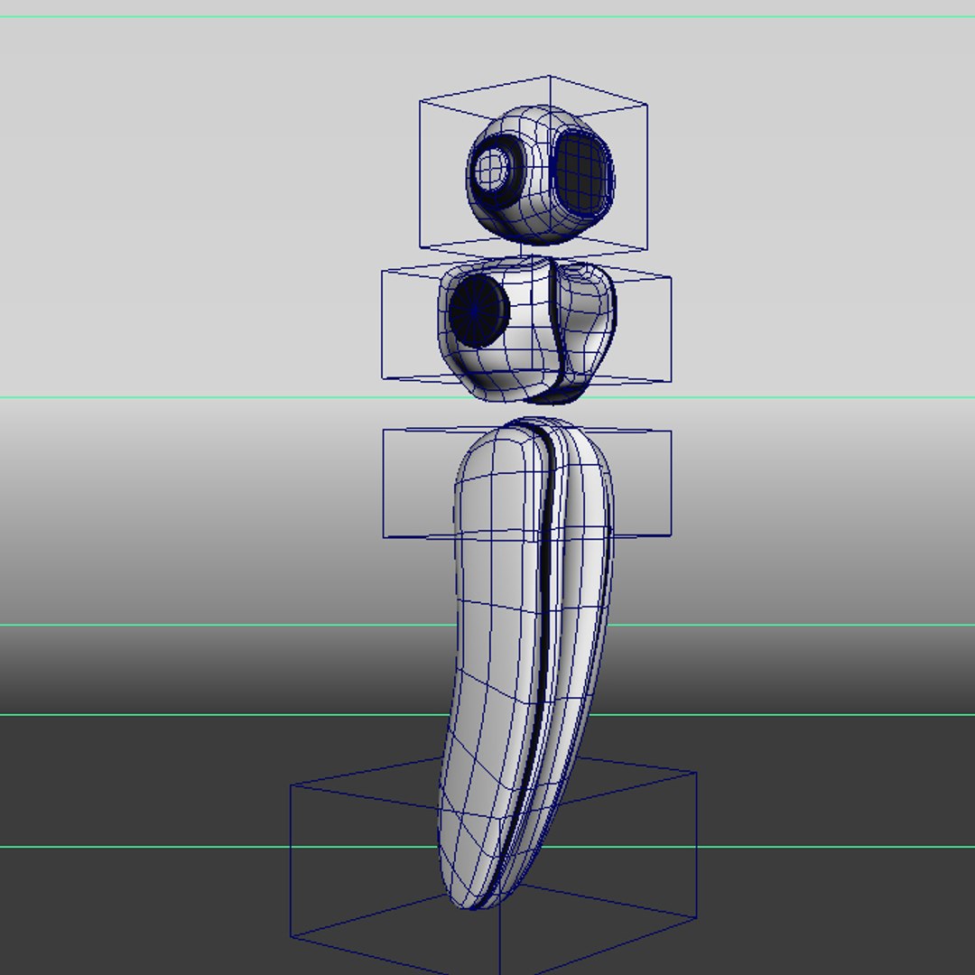 3d obj robot rigging