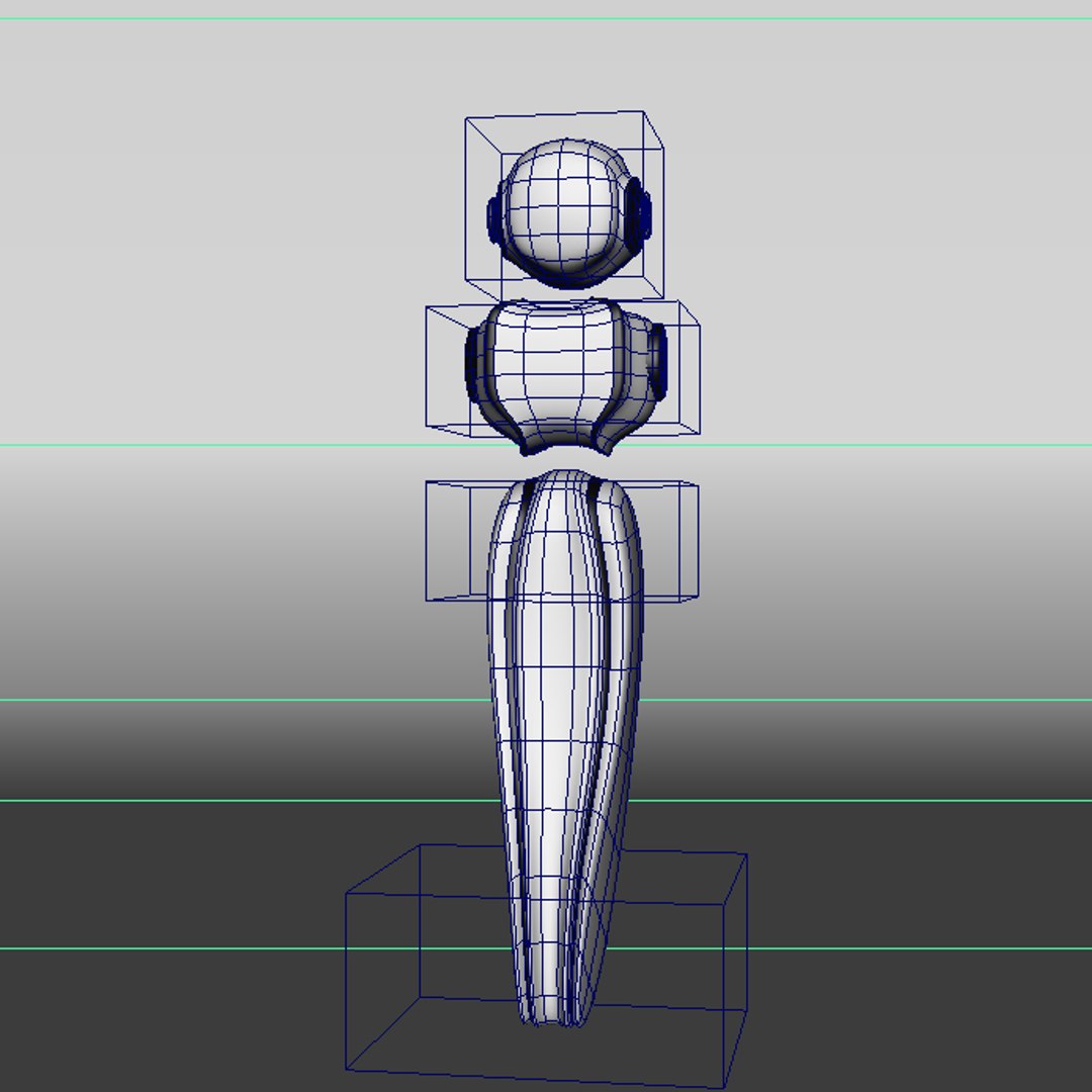 3d obj robot rigging