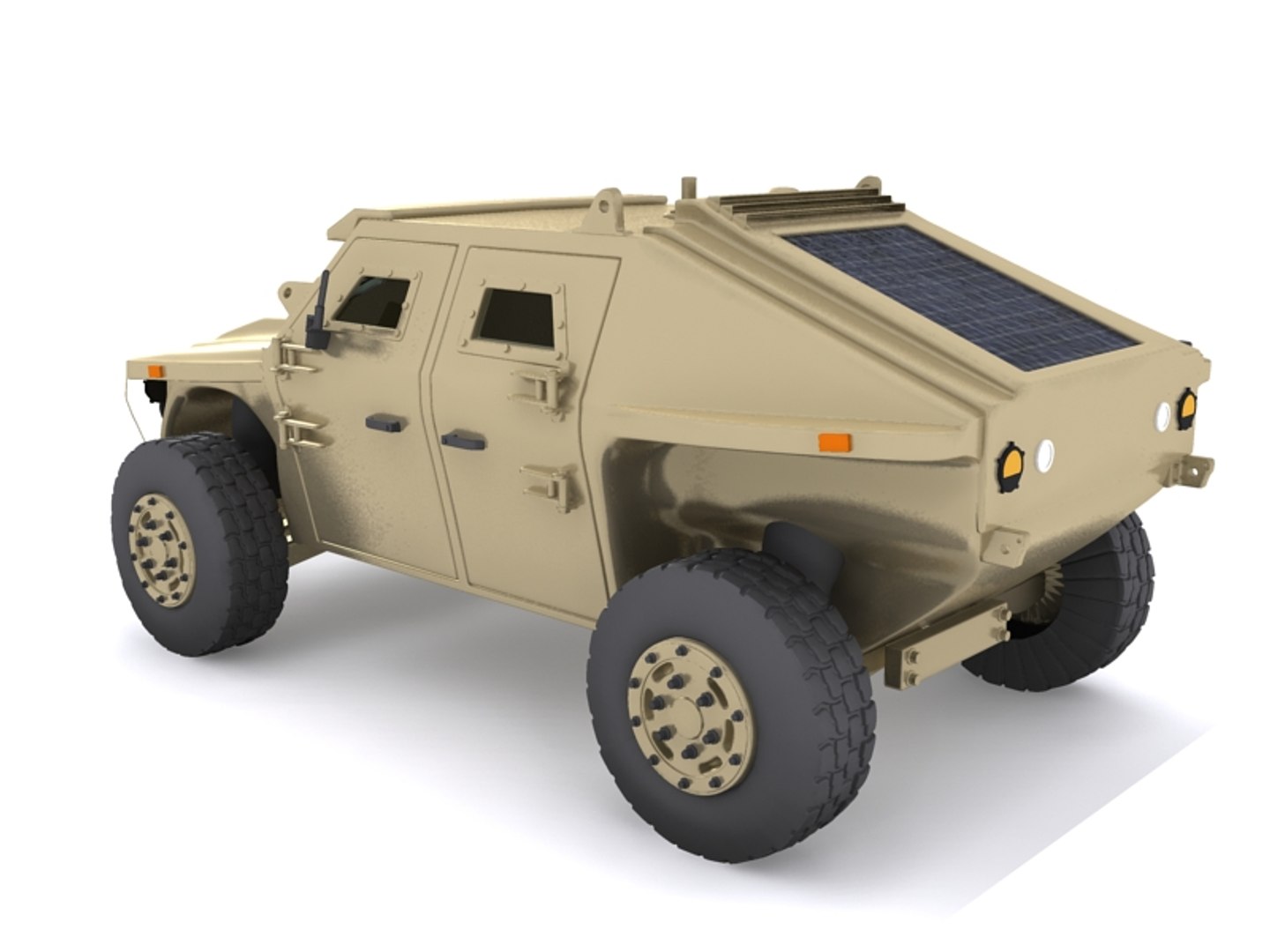 3d Model Of Fuel Efficient Ground Vehicle