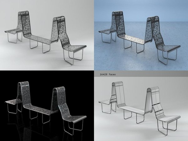 modèle 3D de Les Bancs Suisses - Le Philosophe - TurboSquid 1184696
