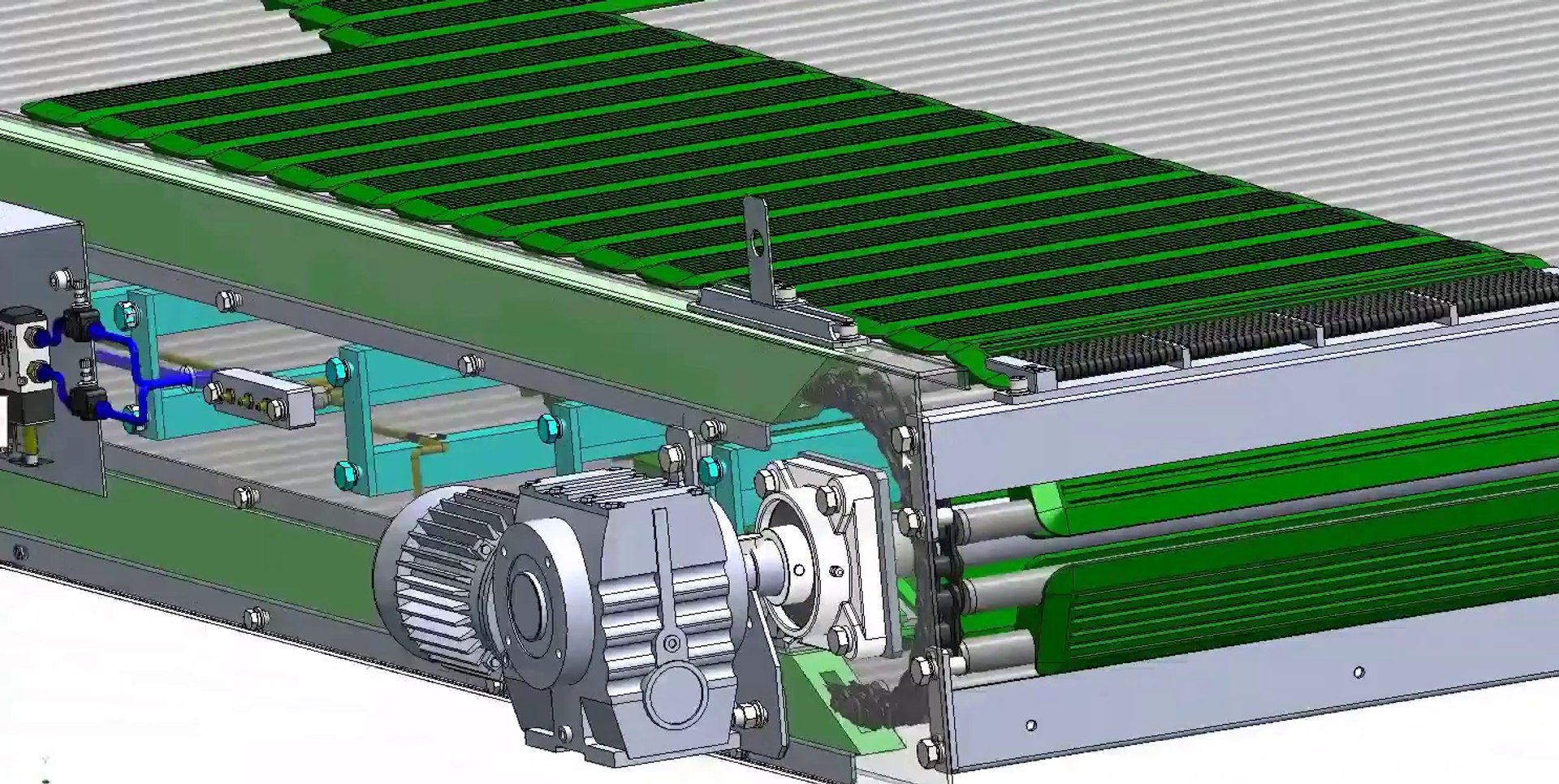 3D Lane Switch Conveyor System For Automated Sortation And Material ...