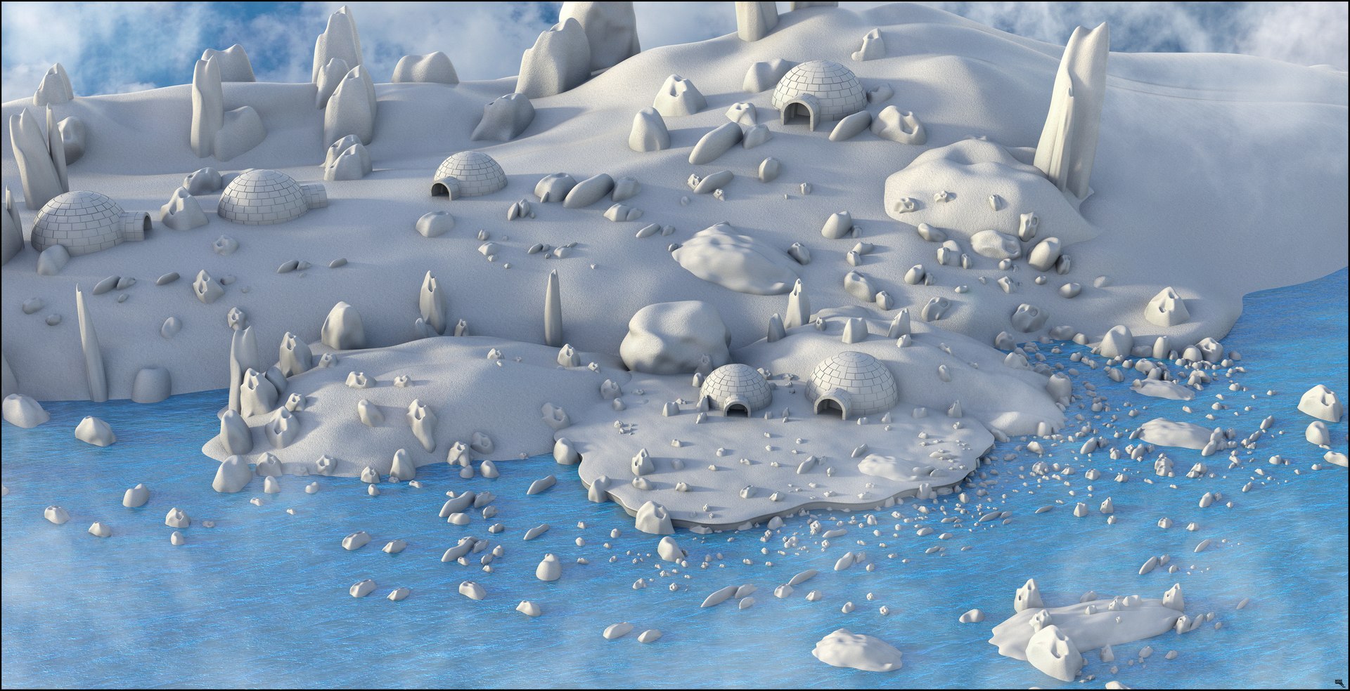3D Model Artic Environment - TurboSquid 1225341