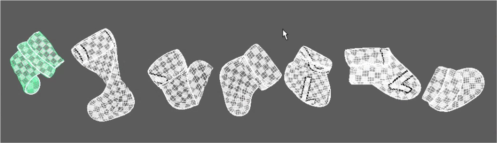 Socks 3D model - TurboSquid 1580748